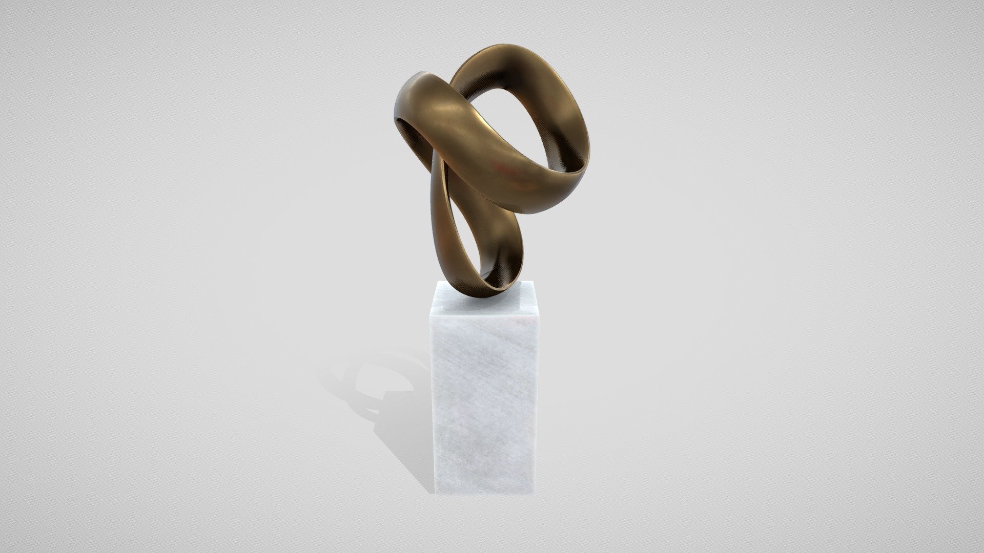 Modern Abstract Bronze Art Sculpture 35 - 3D model by gogoskilla ...