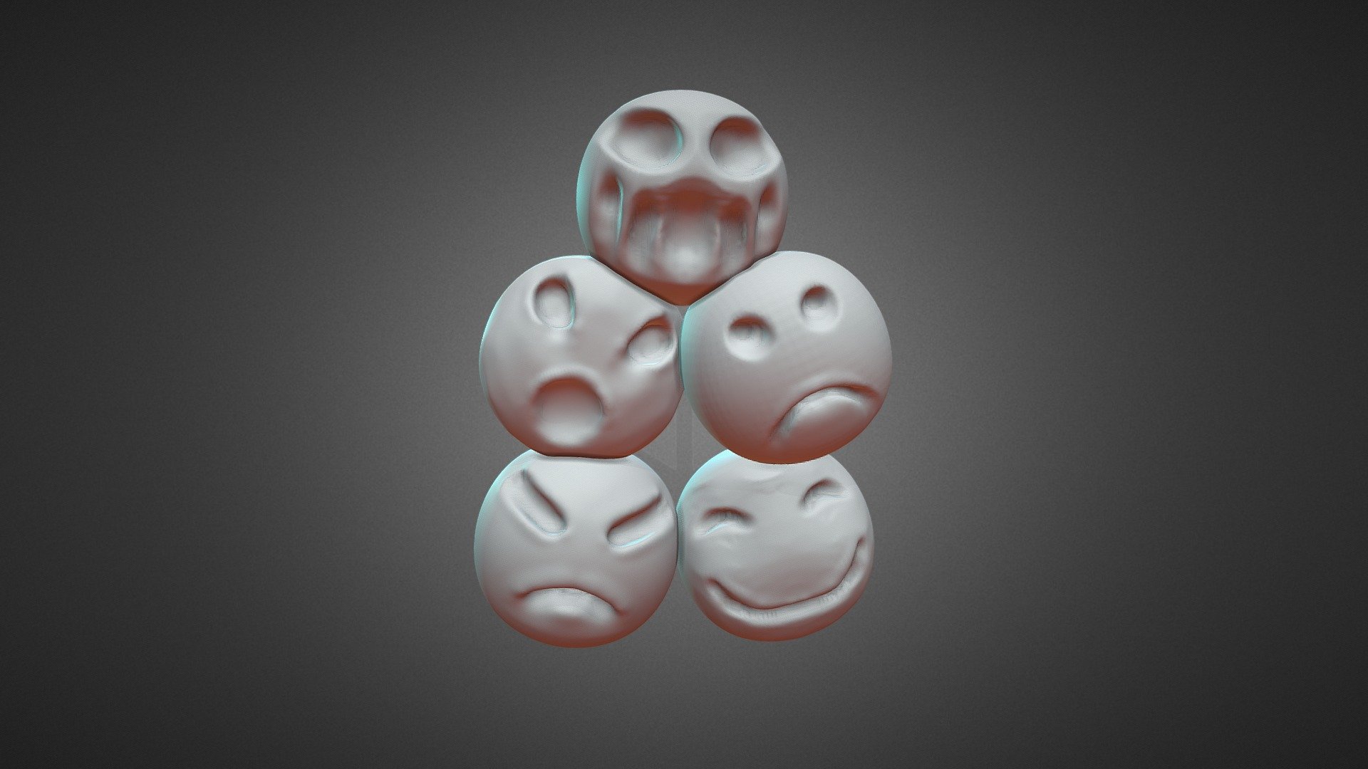 SculptJanuary2019-Day23:Mood:Insanity - 3D model by Mateus Schwaab ...