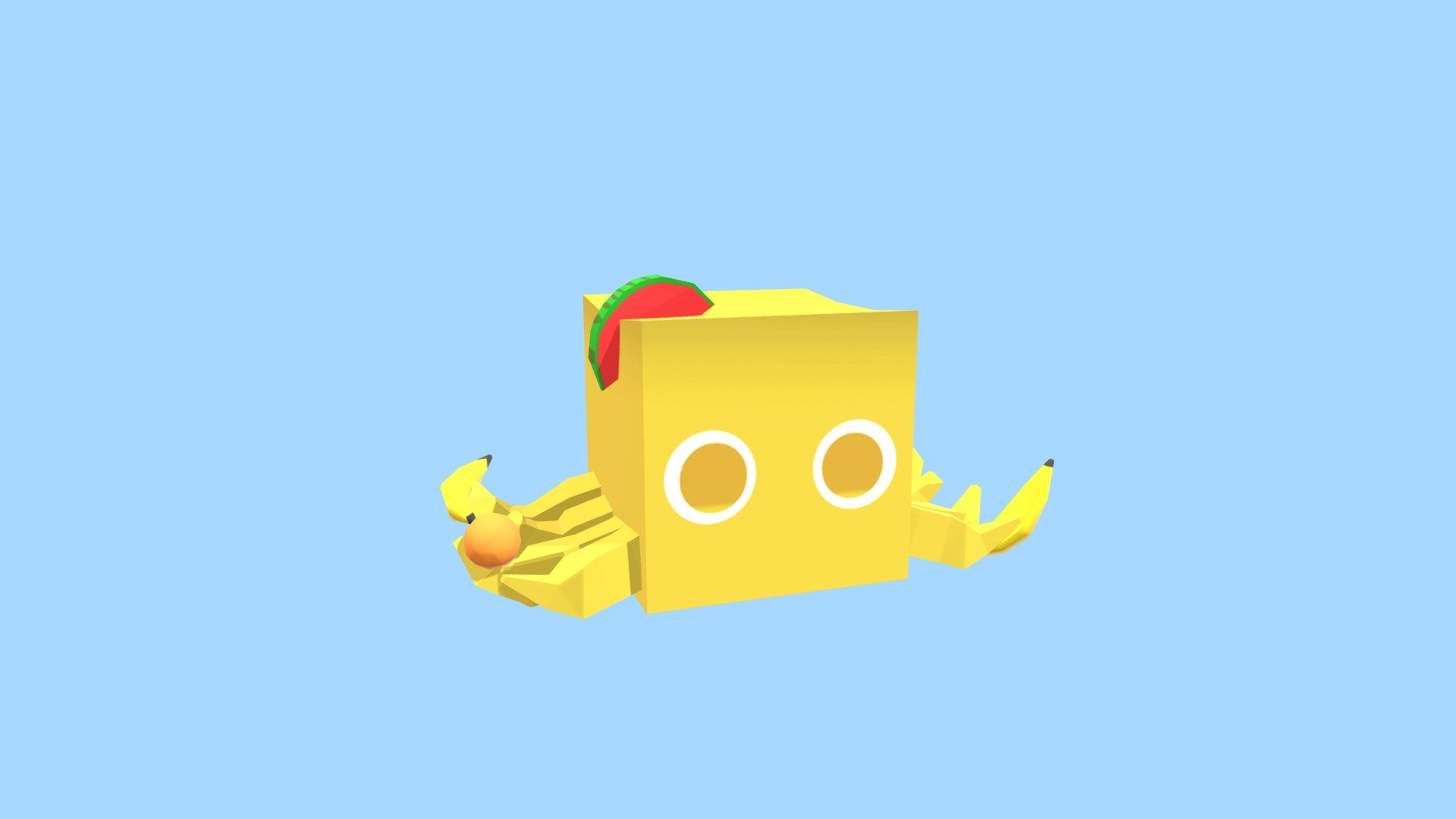 Fruit Octopus - Download Free 3D model by Fer (@Ferkii) [f1f6a69 ...