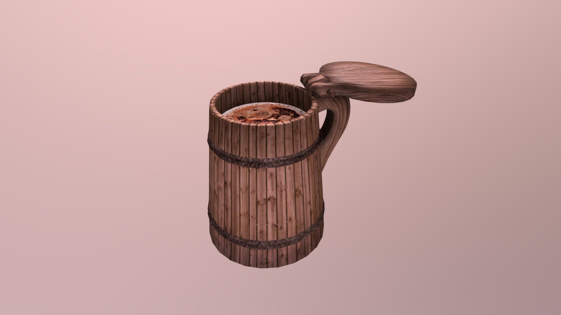 Mead tankard - 3D model by CaffeinePainter [f1f7f4e] - Sketchfab