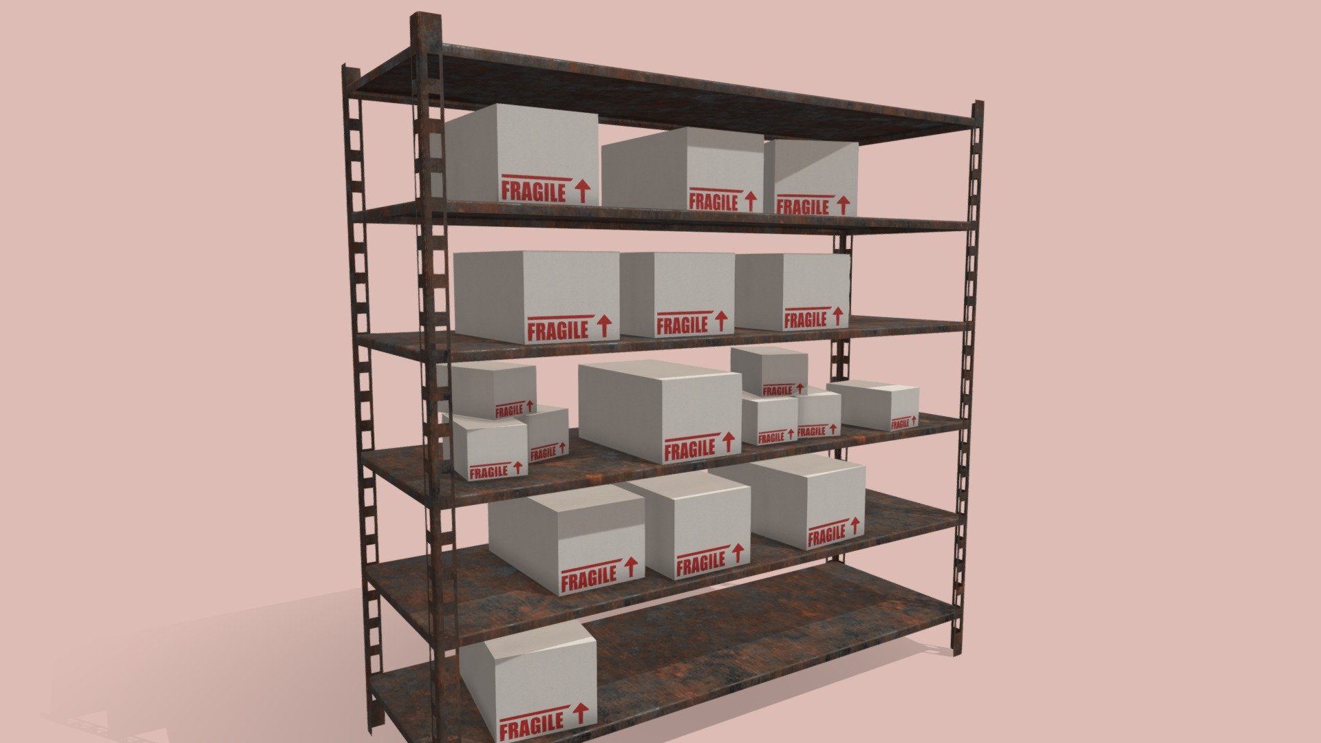 Rusty Metal Shelving - Download Free 3D model by jimbogies [f1f8aa7 ...