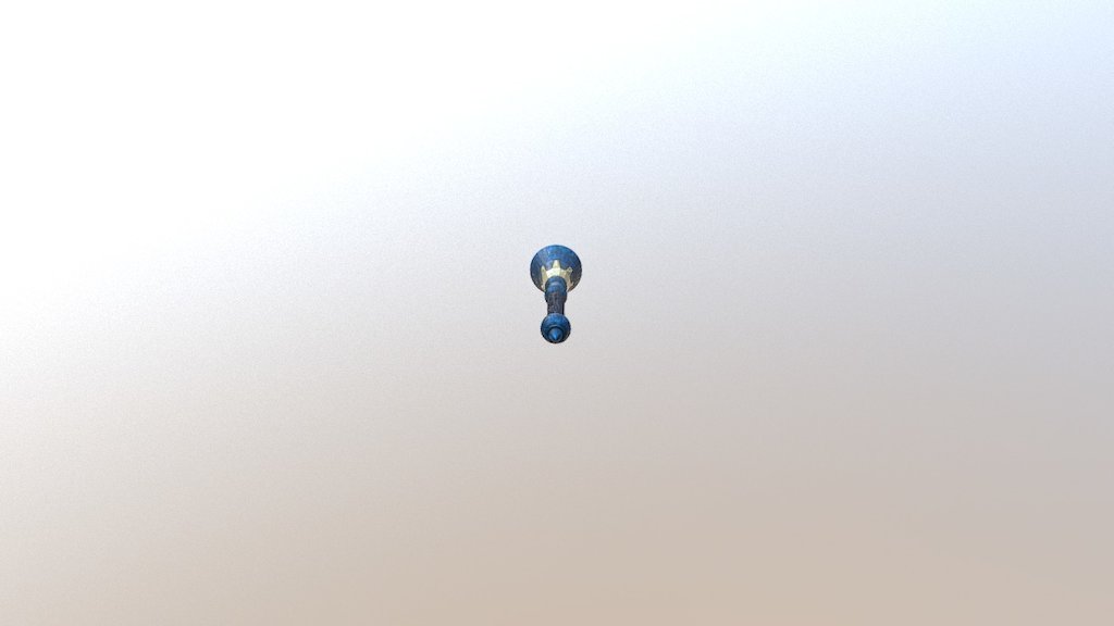 Glass Mace Inspired by Oblivion - 3D model by Blender_Metals (@Blender ...