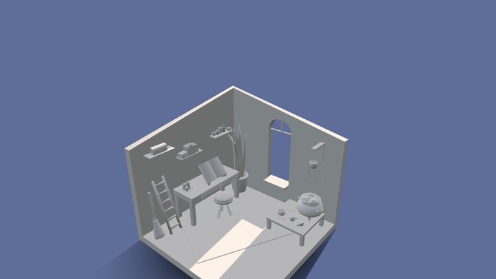 Cubicle 3D models - Sketchfab