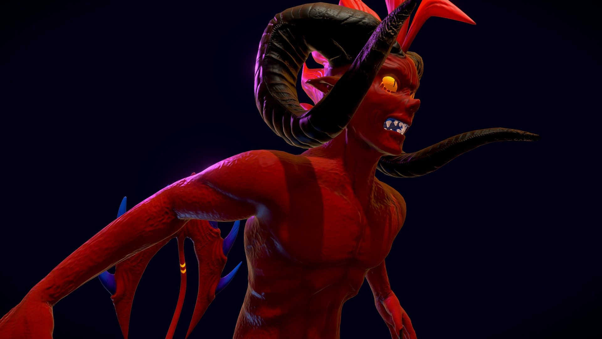 Phineas(demon form) - 3D model by psychonautic [f1fa9b1] - Sketchfab