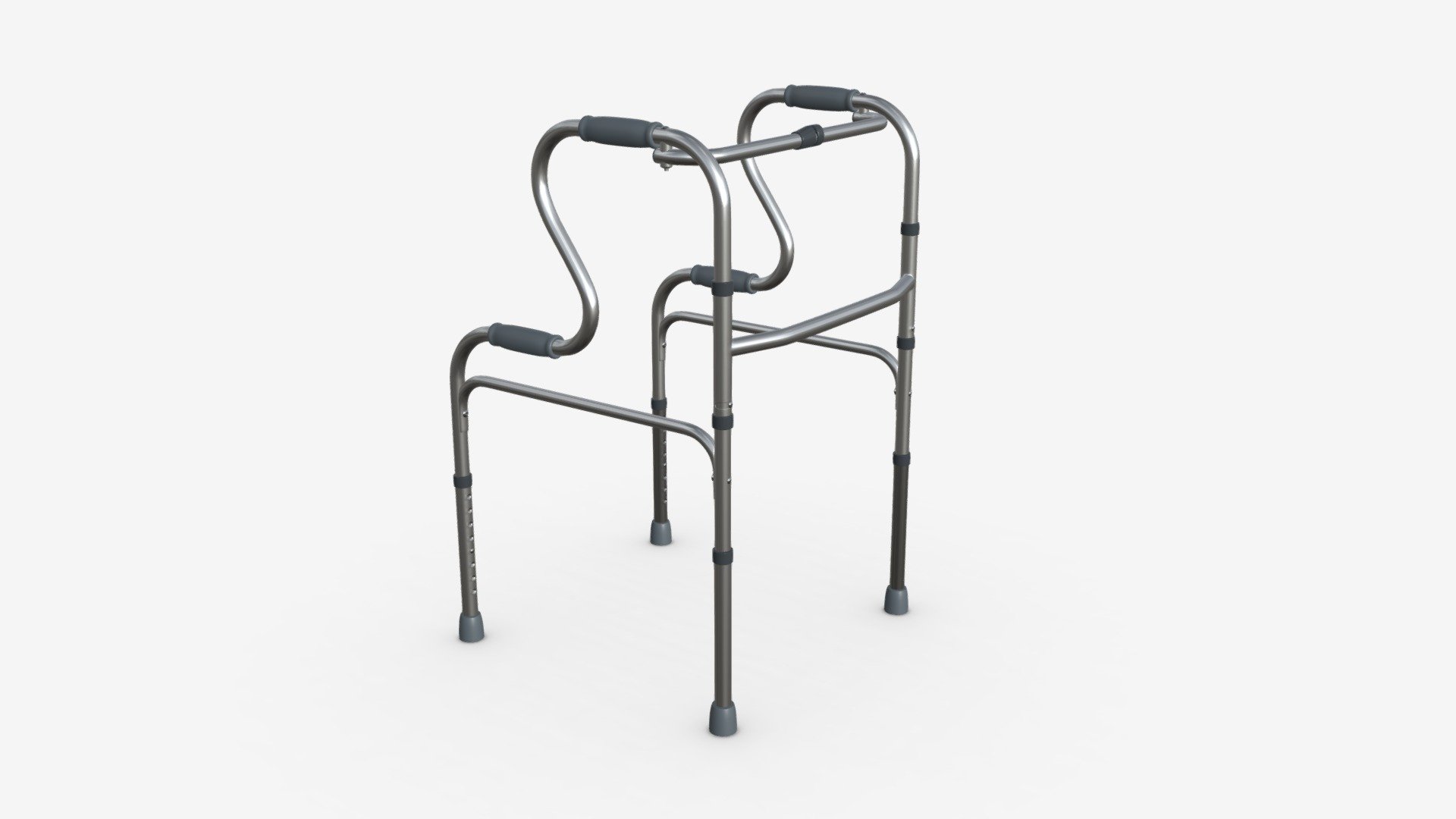 Dual riser folding walking frame - Buy Royalty Free 3D model by HQ3DMOD ...
