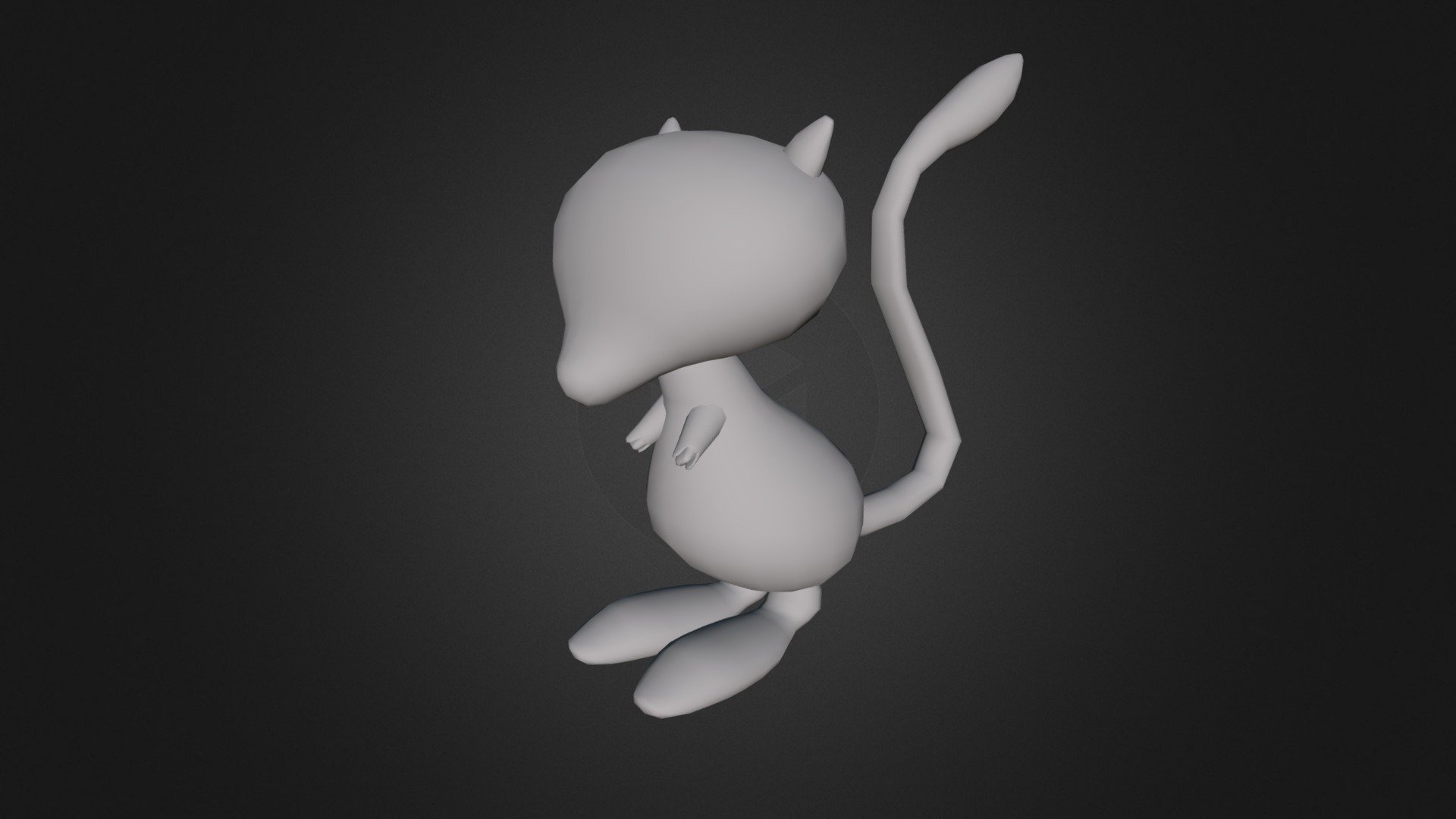 Mew - 3D model by Sara Lorenz (@saralorenz) [f1fcdaa] - Sketchfab