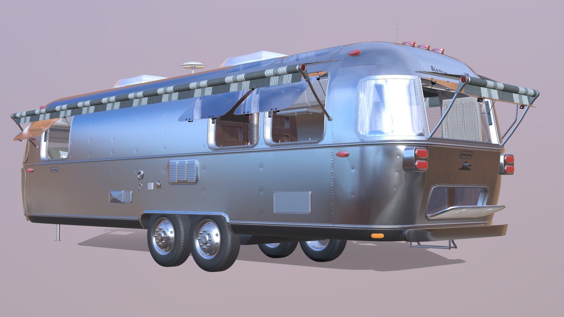 Travel Trailer - Animated - Buy Royalty Free 3D model by nicepictures ...