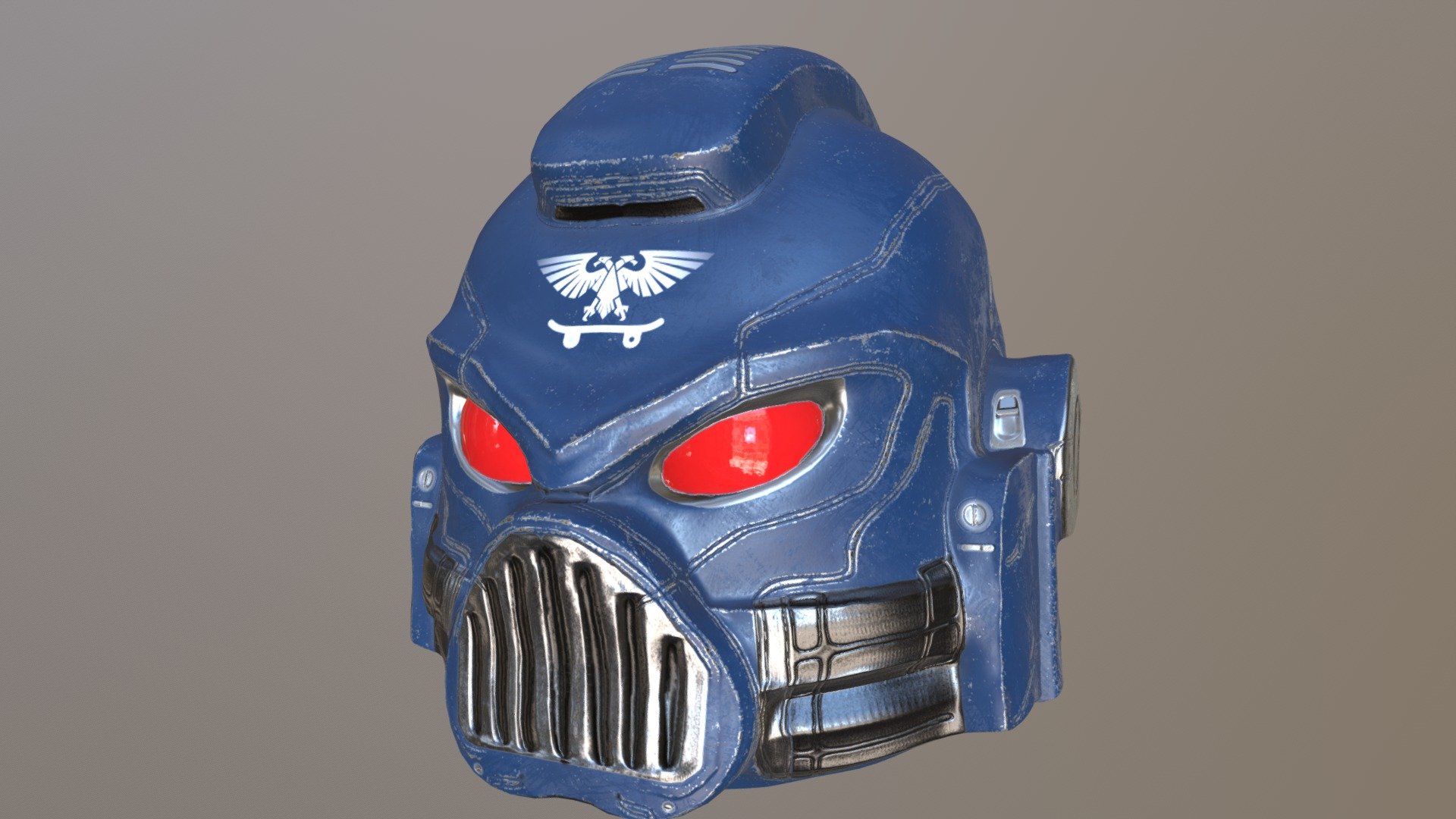 Skate Marine Warhammer 40K Helmet - 3D model by nateordie [f1fe29e ...