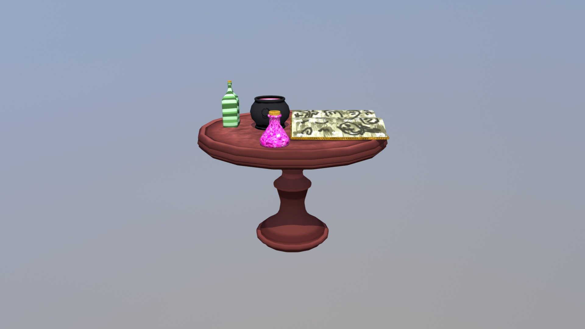 Alchemy Table - 3D model by RosemaryTrautman [f1fea81] - Sketchfab