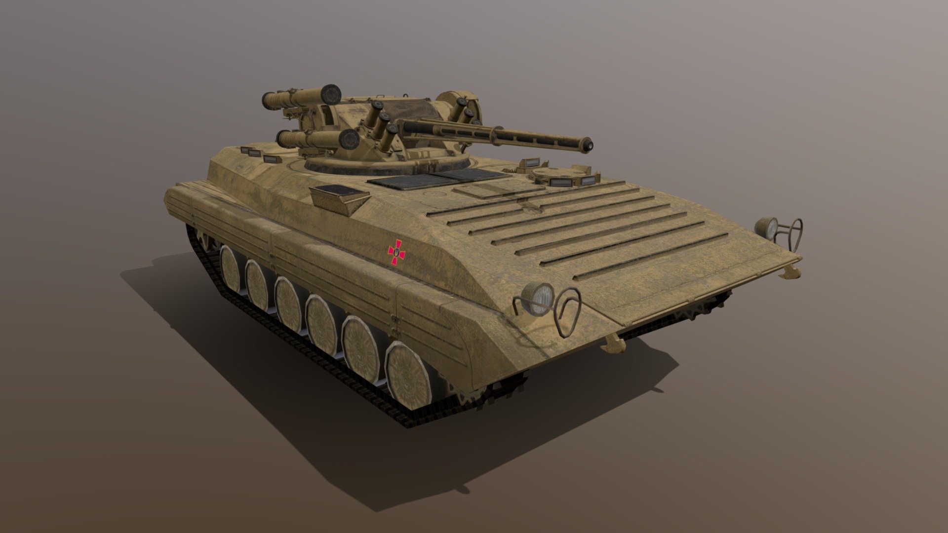 BMP-1U Shkval - Download Free 3D model by 42manako [f1fef20] - Sketchfab
