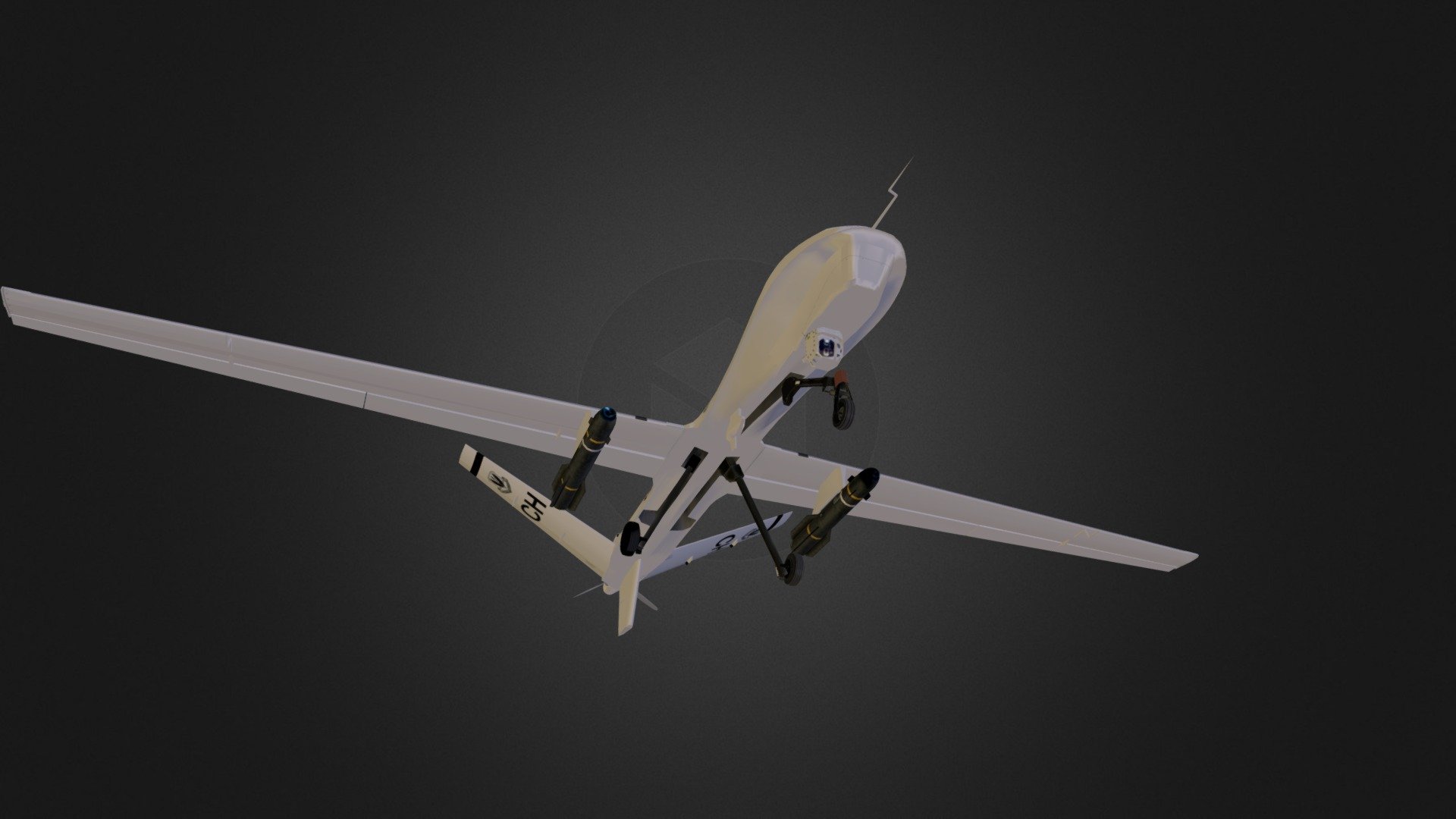 MQ-9 Predator.zip - 3D model by Doyaseeme [f1l4S90] - Sketchfab