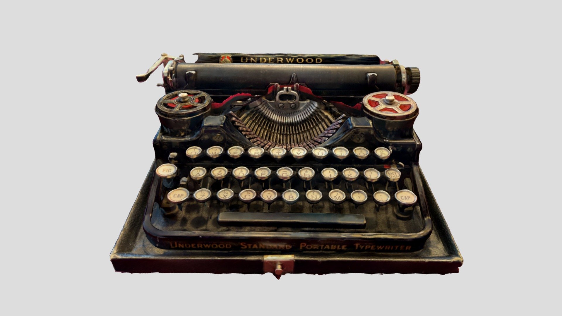 Underwood Standard Portable Typewriter - Download Free 3D model by ...
