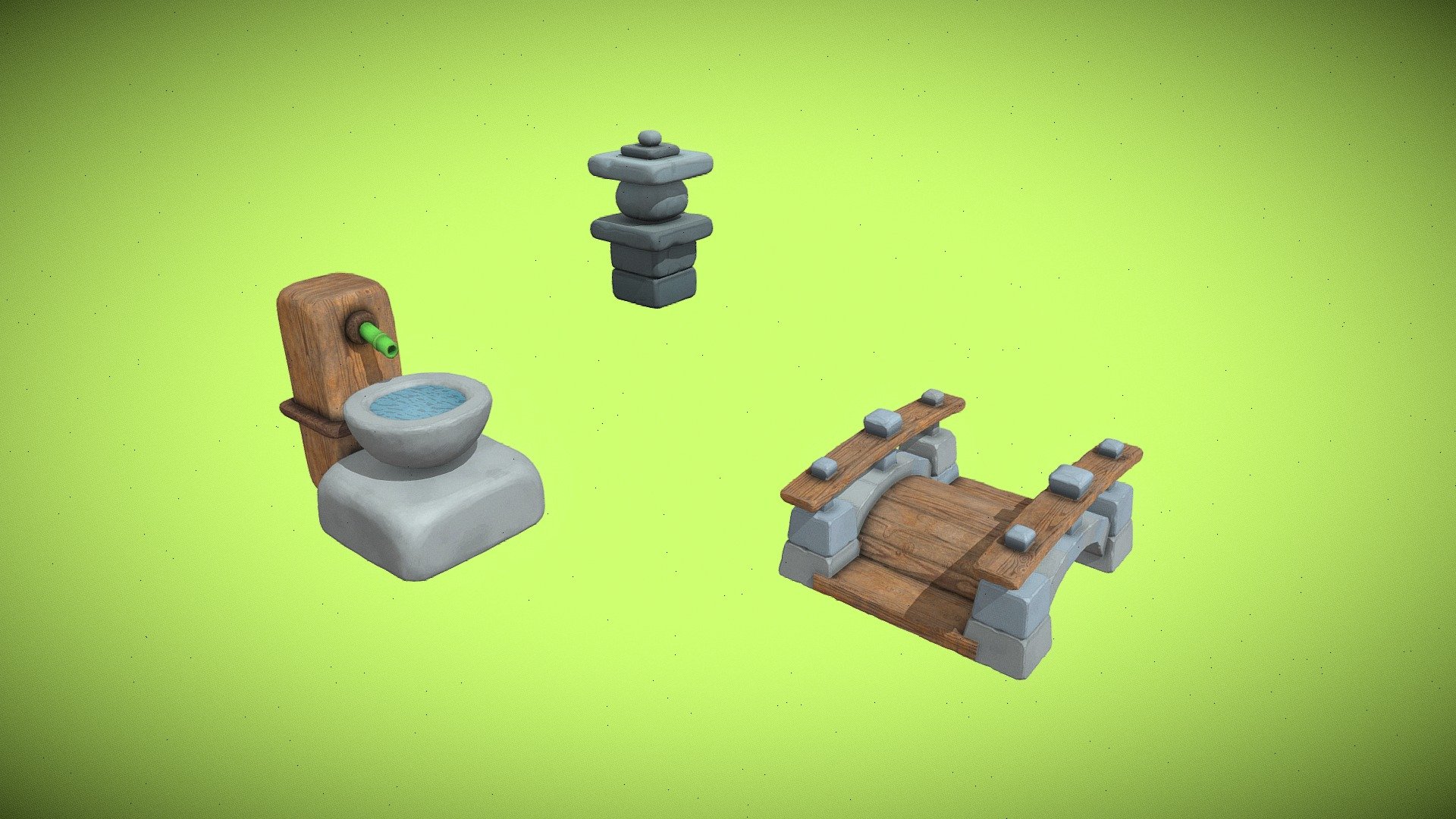 Stylized Pack - Buy Royalty Free 3D model by NebulaLLC [f203ef9 ...