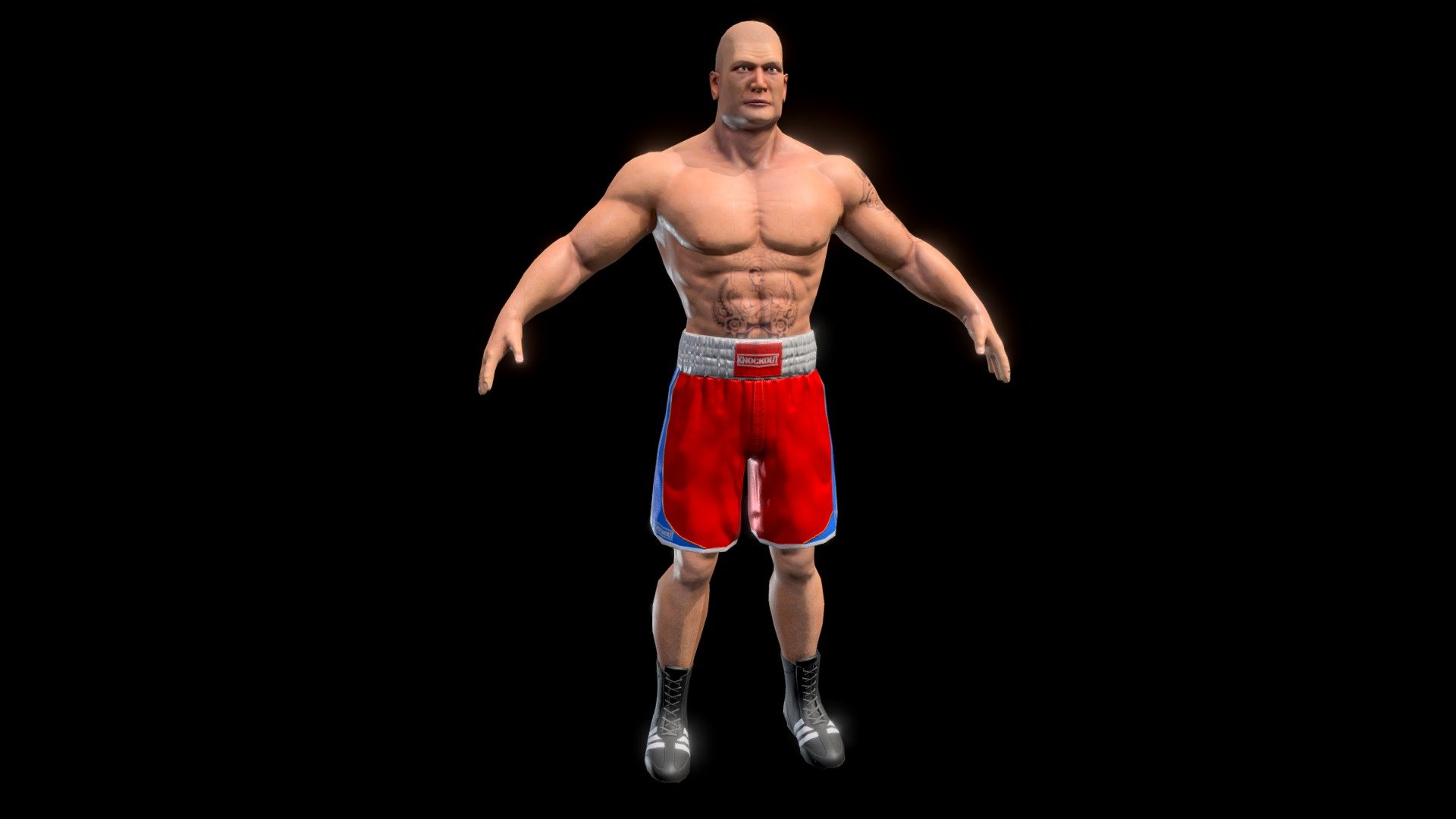 Glowing gloves boxer - 3D model by hymer [f2045f1] - Sketchfab