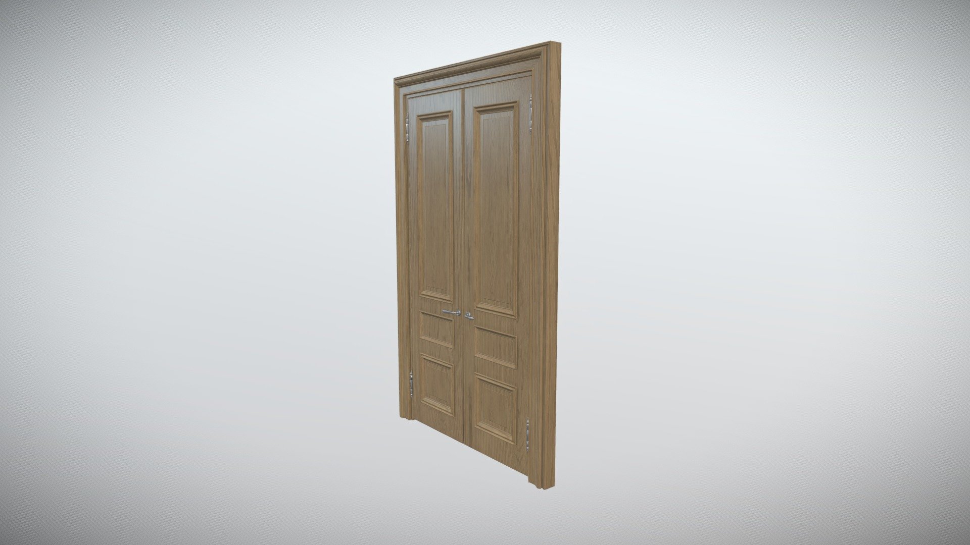 Double Panel Door - 3D model by araridoorswindows [f2051af] - Sketchfab
