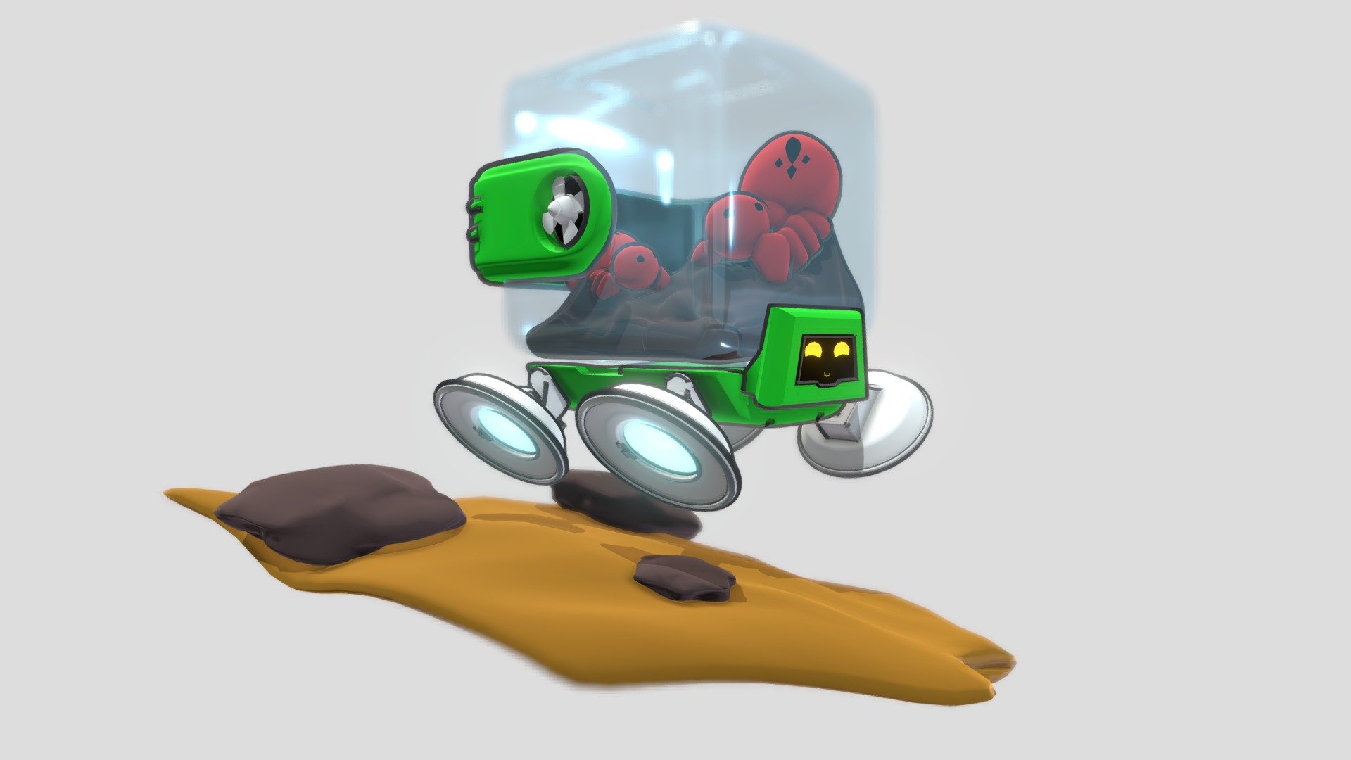 Terrain Bot - Download Free 3D model by Mustrik [f205570] - Sketchfab