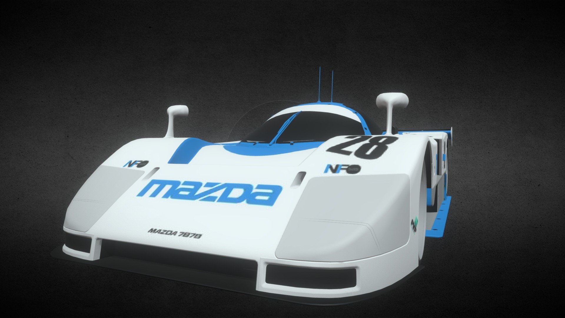 Mazda 787B - Download Free 3D model by JUSTGAME [f20573d] - Sketchfab
