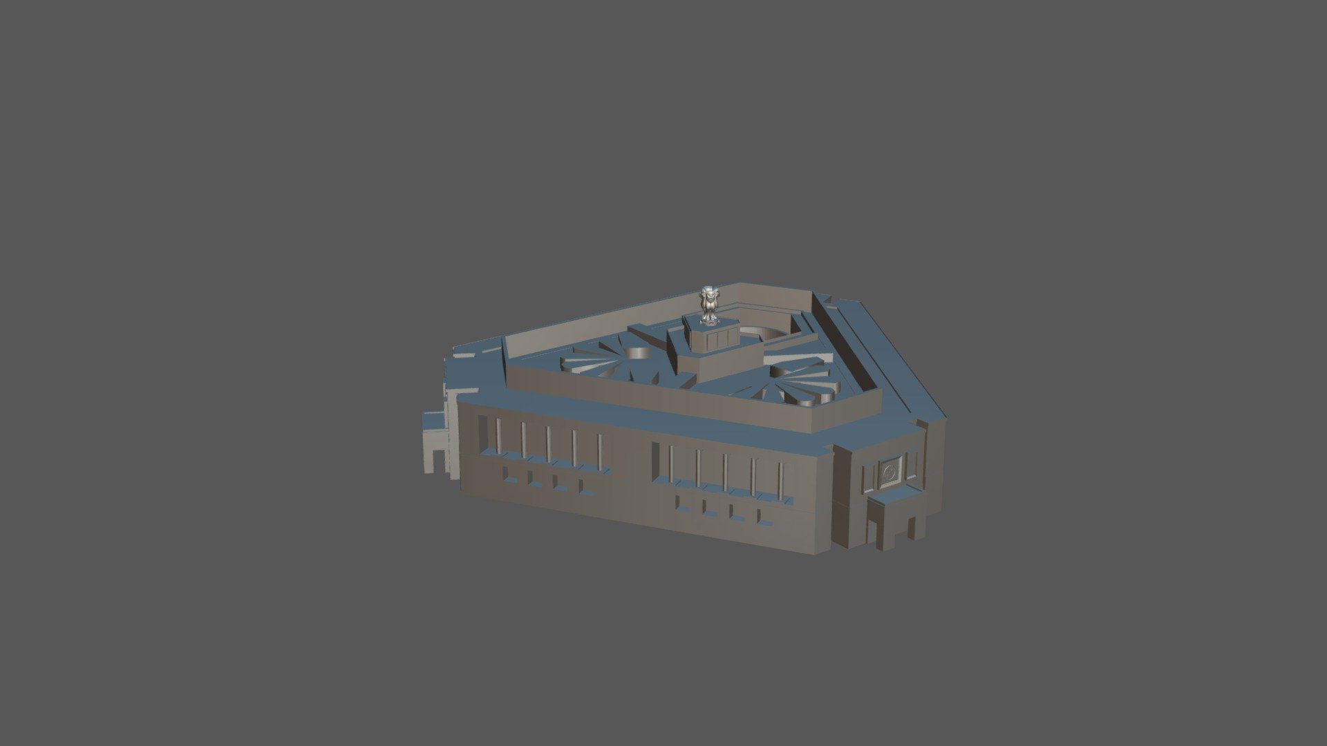 Indian Parliament - 3D model by Dangor maina (@mrbikiramkakati ...