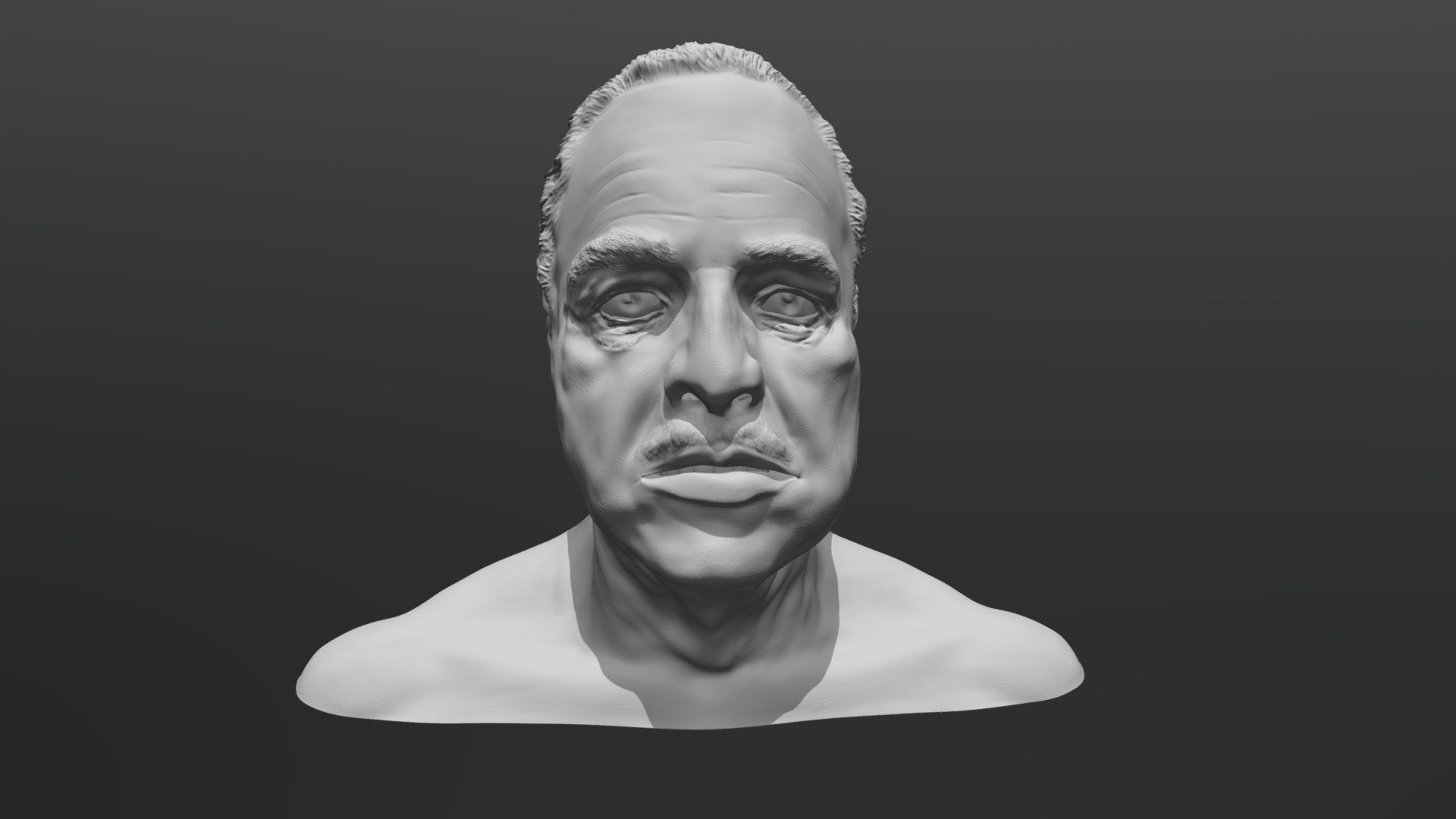 Godfather Bust - 3D model by Allen Fortney (@Jutshot255) [f2097c4 ...
