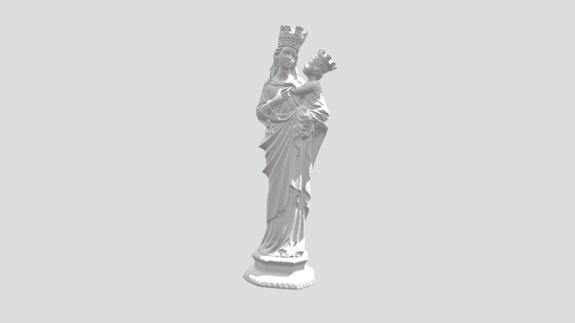Statuetta della Madonna di Trapani - 3D model by 3D Industrial Design ...