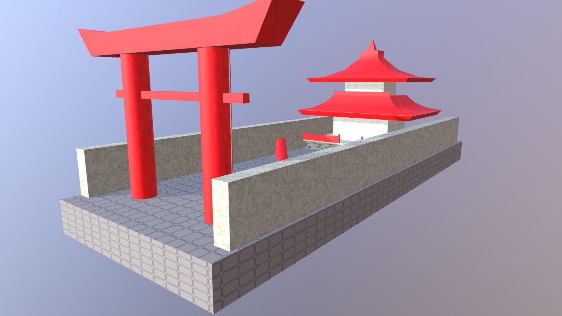 Completed Temple Level - 3D model by LMG25 [f20cdf7] - Sketchfab