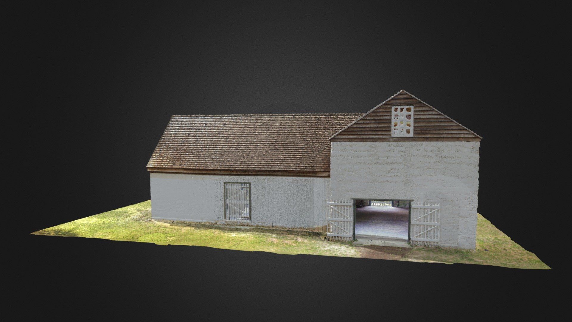 Kingsley Plantation Barn - Download Free 3D model by NCPTT_NPS [f20fbdb ...