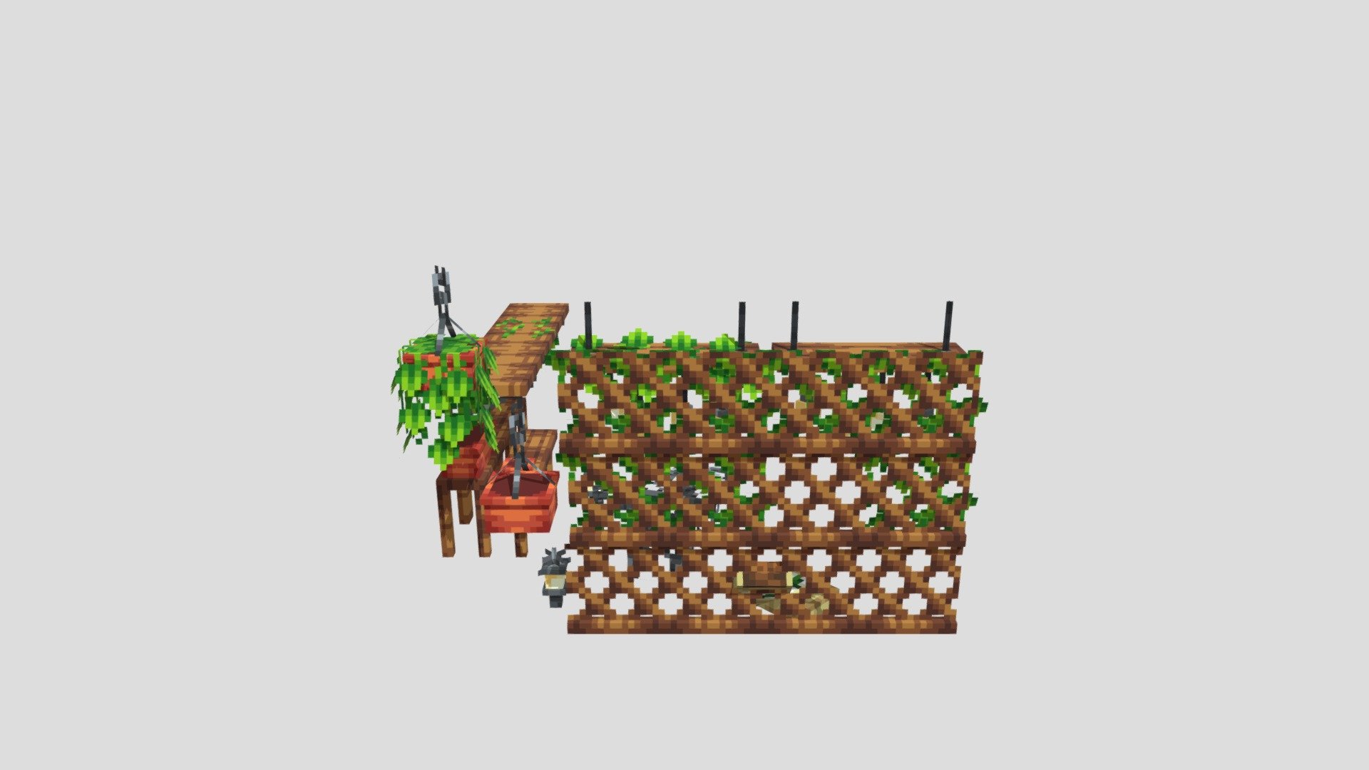 Leafy Garden Pack (revised sketchfab) - 3D model by Hibiscus Creative Studios (@hibiscusmc ...