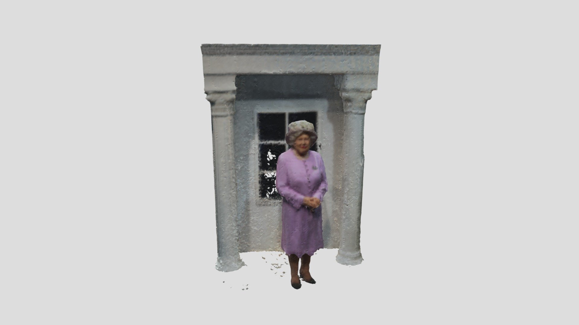 Queen Elizabeth II in Madame Tussauds - 3D model by zzseeqdez [f2137d5 ...