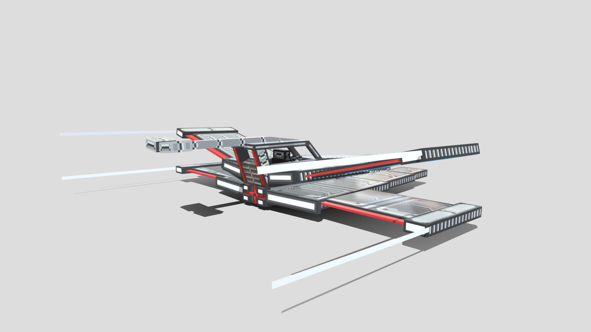 Jet space Minecraft - 3D model by Victor.Jz [f2157e8] - Sketchfab