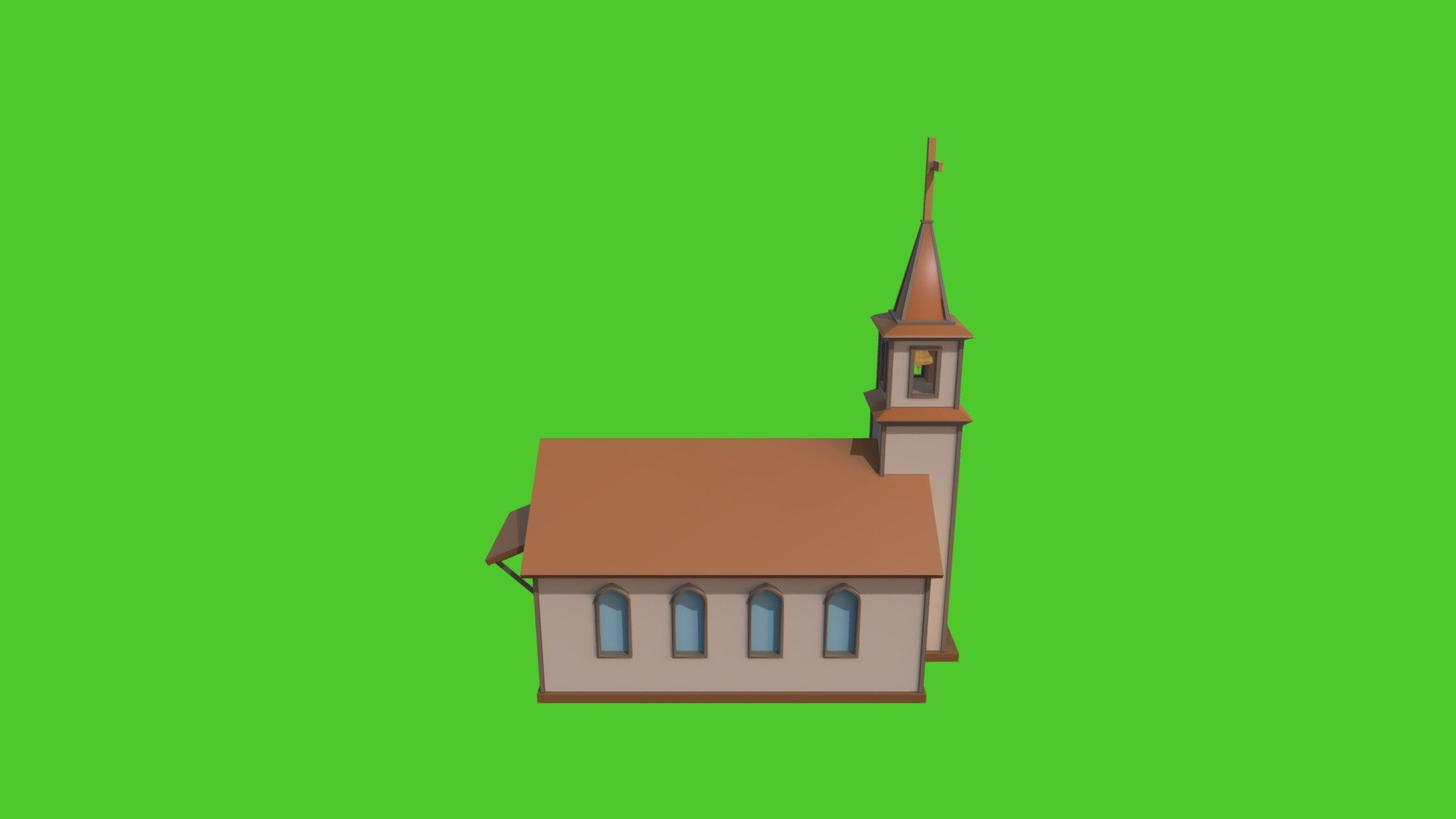 small_low_poly_church - Download Free 3D model by helgmaz [f215ea6 ...