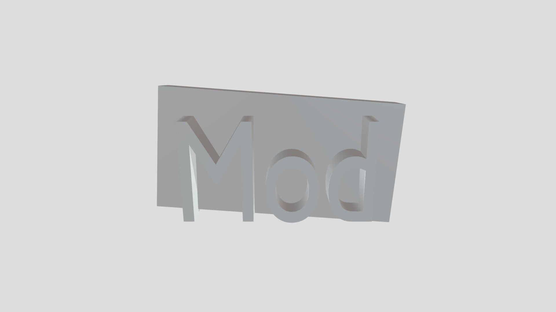 Mod Badge.BLEND - Download Free 3D model by nilssonbenny [f218685 ...