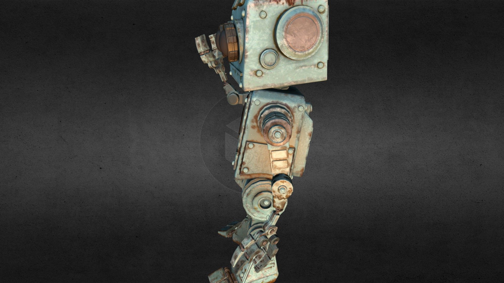 Classic Robot - 3D model by MolnarMihalyRobert [f21a6b6] - Sketchfab