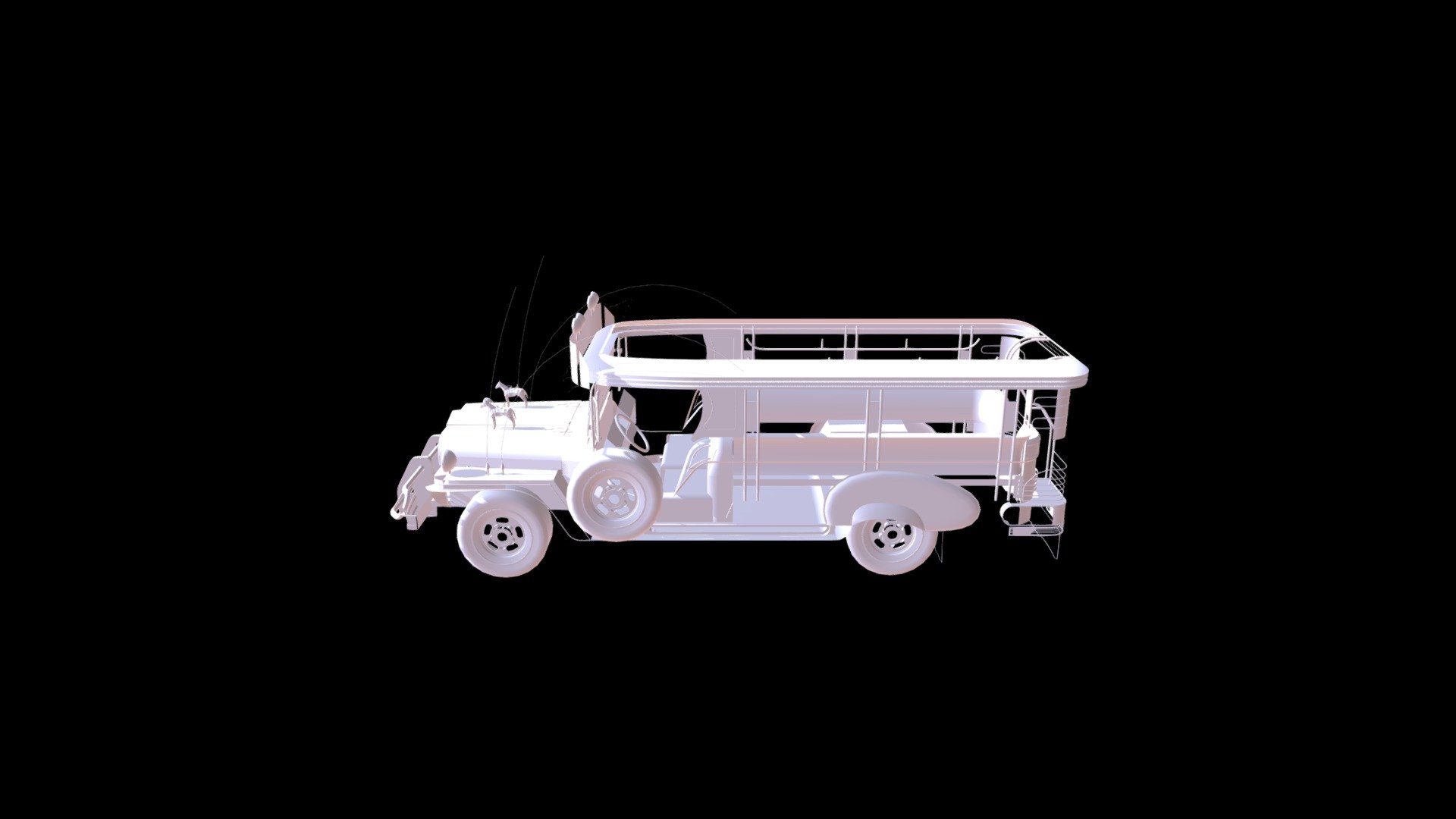 Philippine Jeepney - 3D model by Emmohal [f21aa8a] - Sketchfab