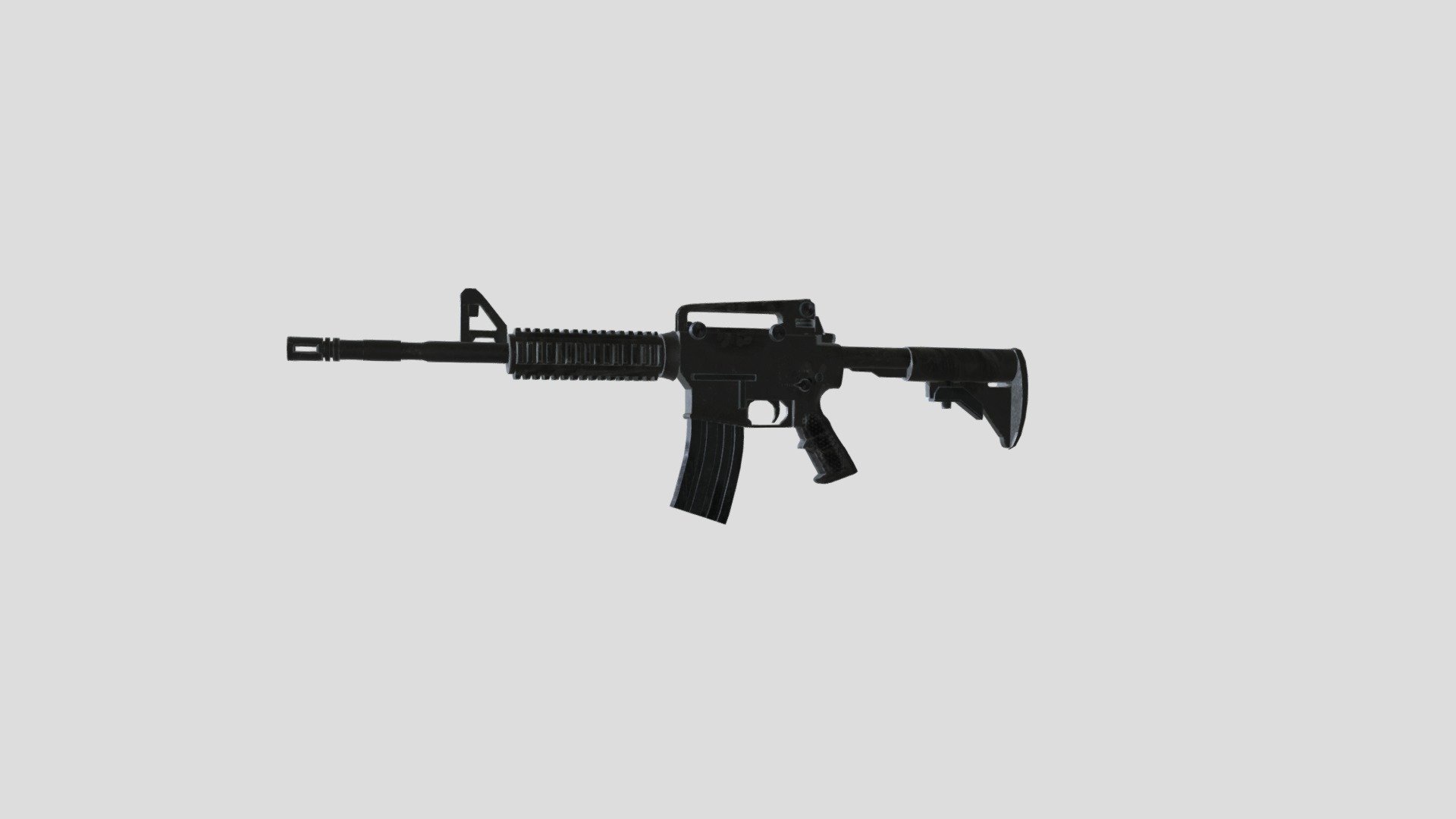 M4a1 Low Poly - 3D model by LeonArt3d (@thedj245) [f21b060] - Sketchfab