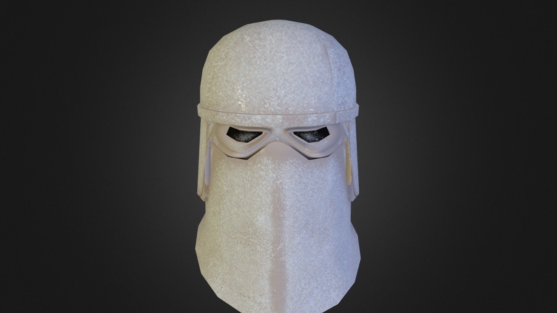 Snow Trooper Helmet 1 hour challenge - 3D model by Zadius (@kevgen ...