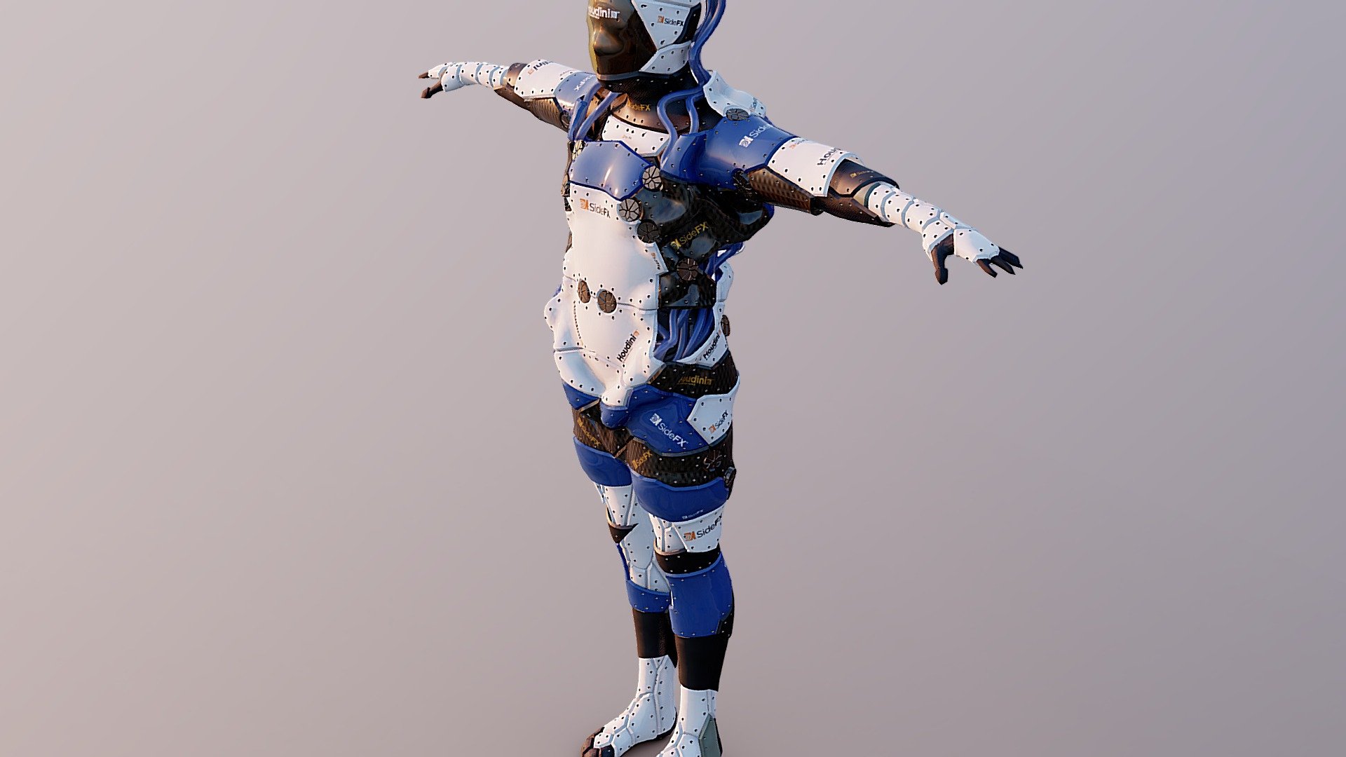 Procedural Hard Surface Modeling Test 10 050 3d Model By Asaito
