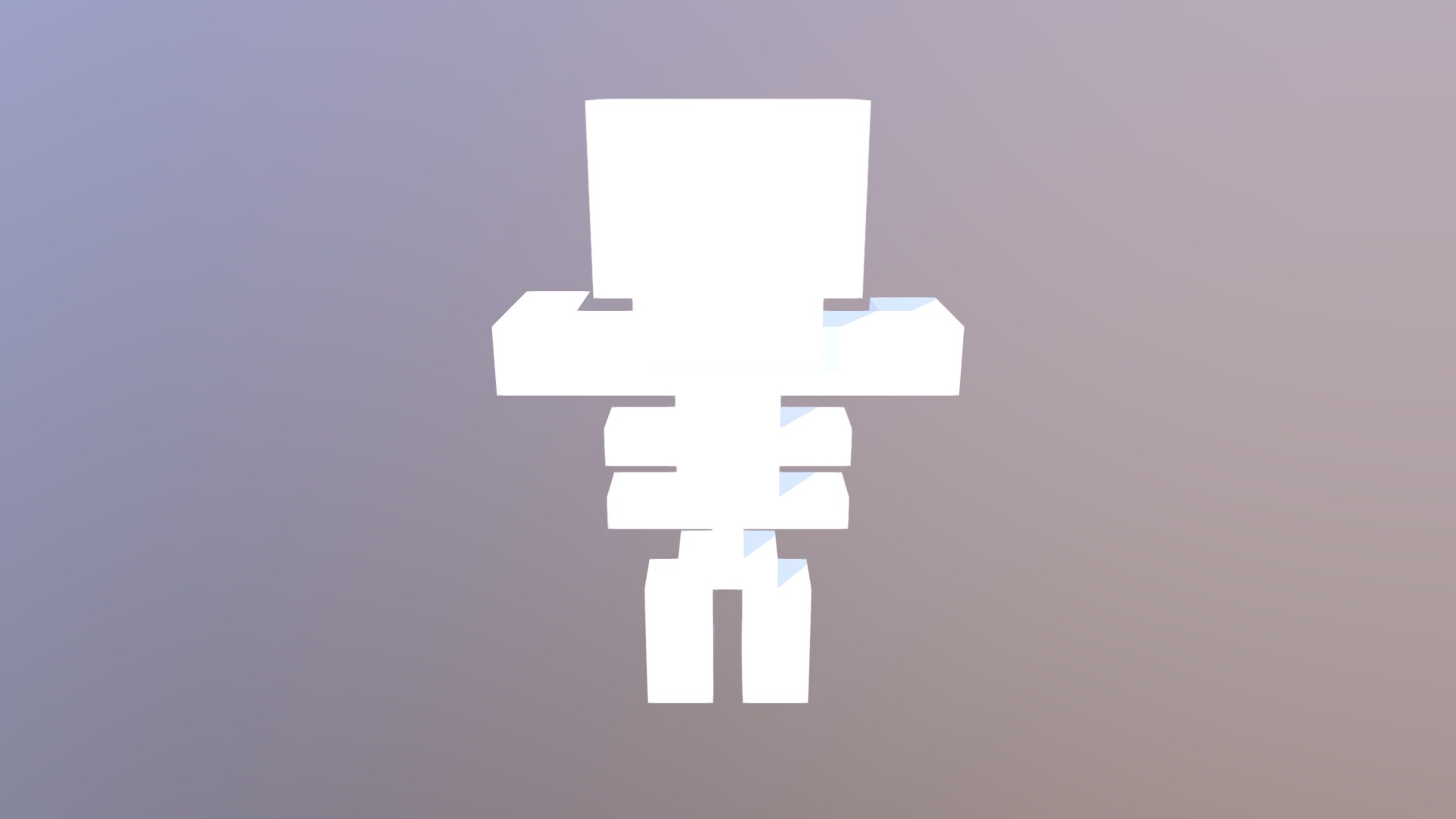 Skeleton Voxel (Esqueleto Bacana) - 3D model by PPHappyCode [f21ebe7 ...