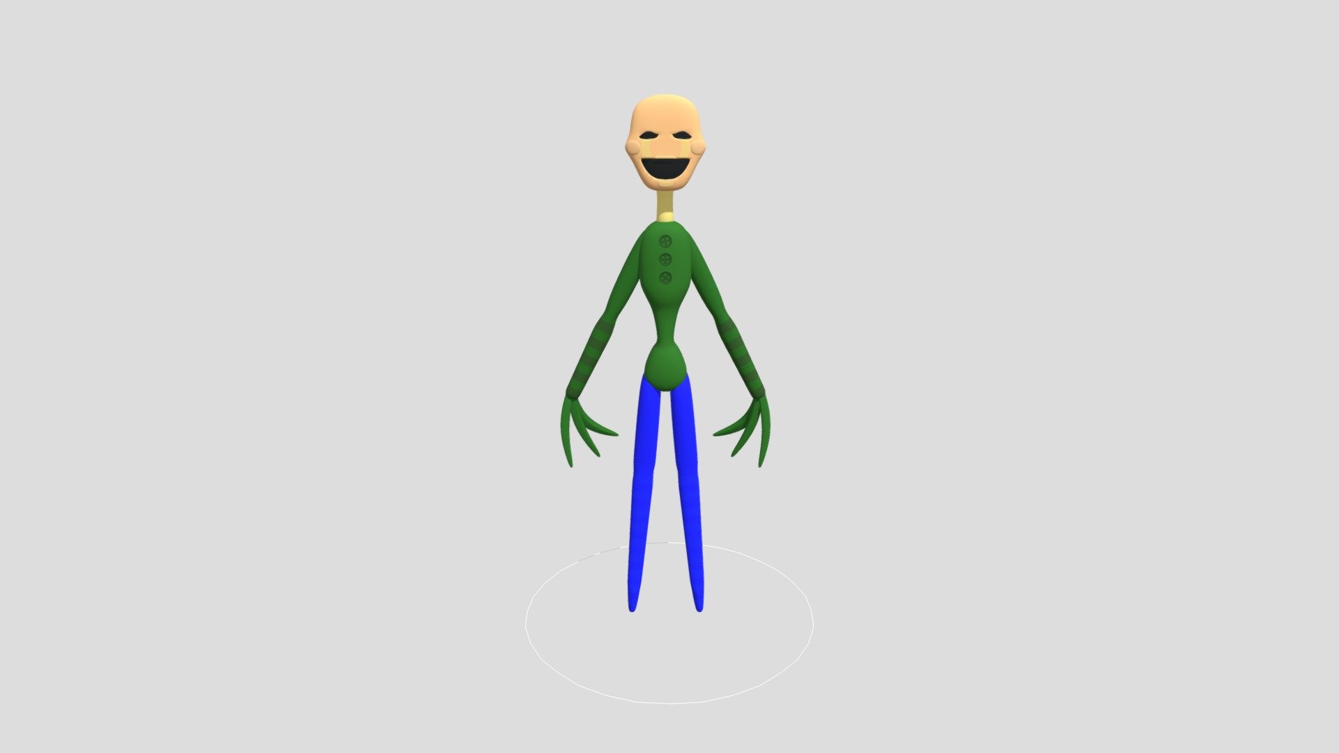 Baldi Puppet - Download Free 3D model by MustyDucky [f220941] - Sketchfab