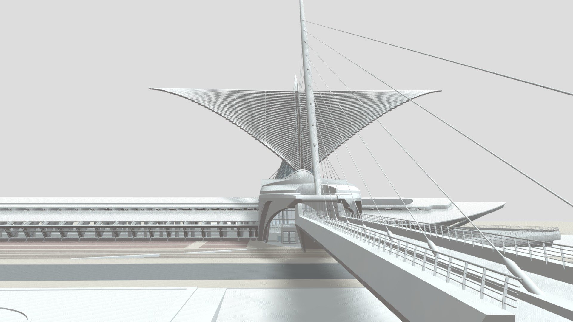 The Quadracci Pavilion - 3D model by 786archi [f221af1] - Sketchfab