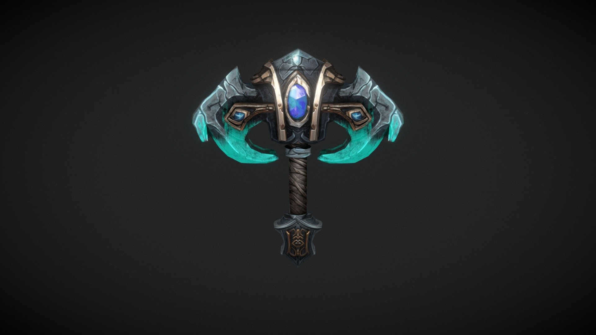 Axe Handpainted Texture Stylized Lowpoly - Buy Royalty Free 3D model by ...