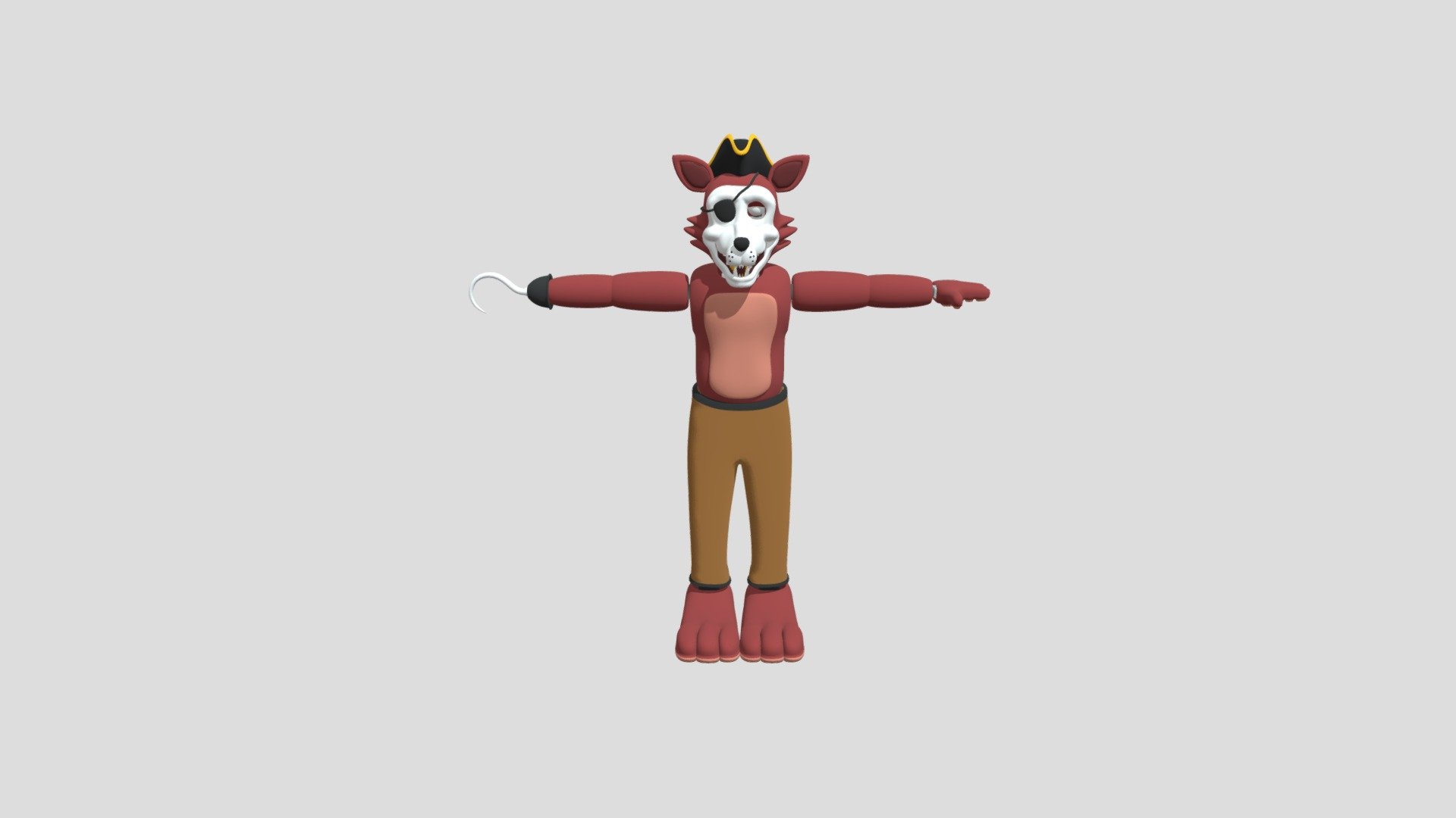 Vintage Foxy - Download Free 3D model by BillyBobP3D (@Lil_BigMac ...