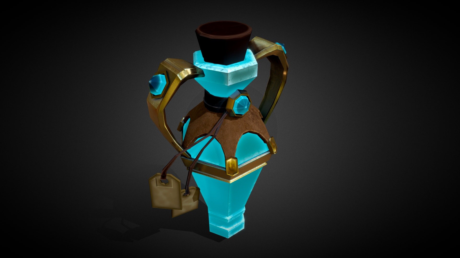 Bottle With Magic Shit Inside - Download Free 3D model by dahadzen ...