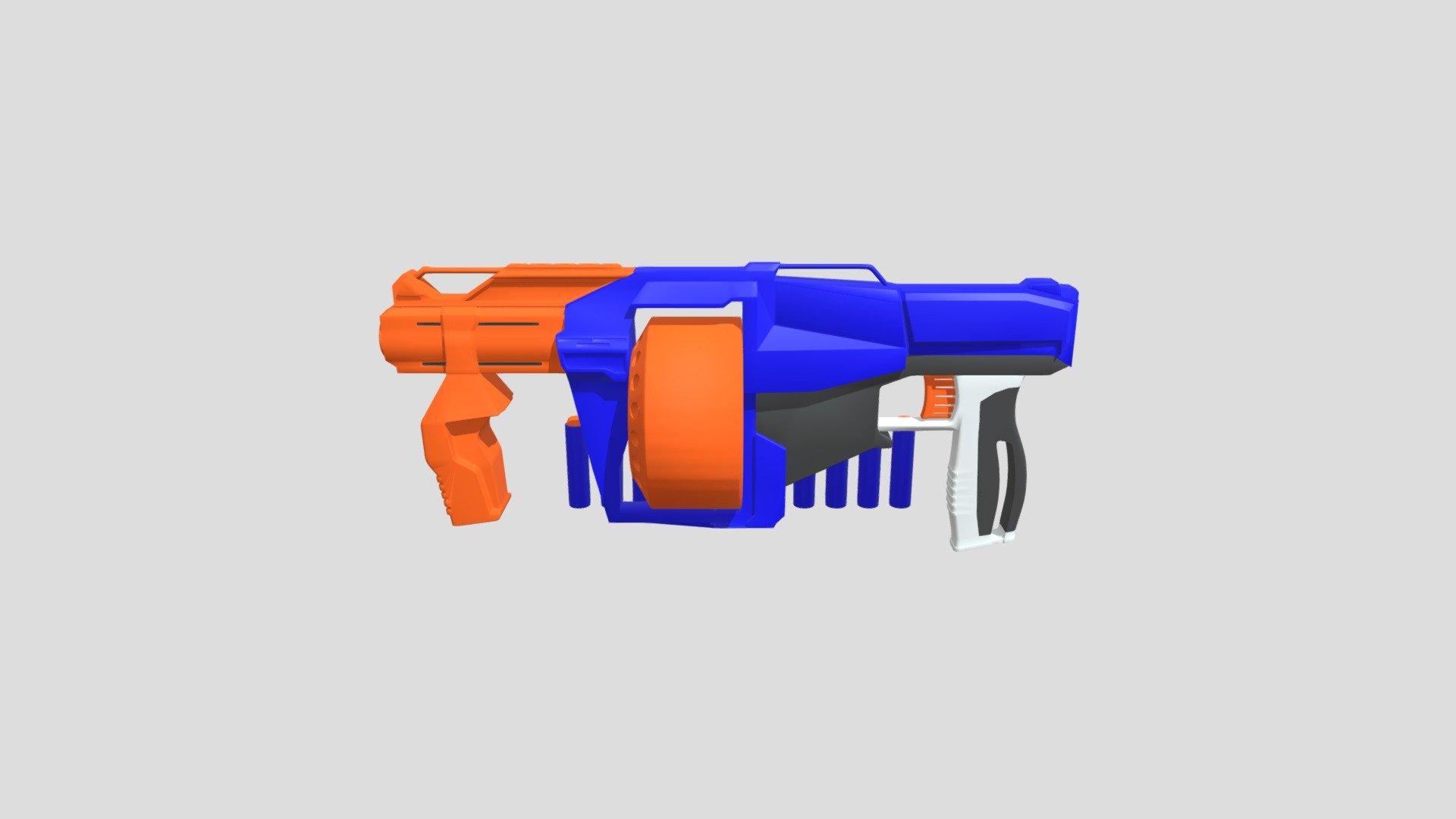 Nerf Gun - 3D model by parziwal [f226e0f] - Sketchfab