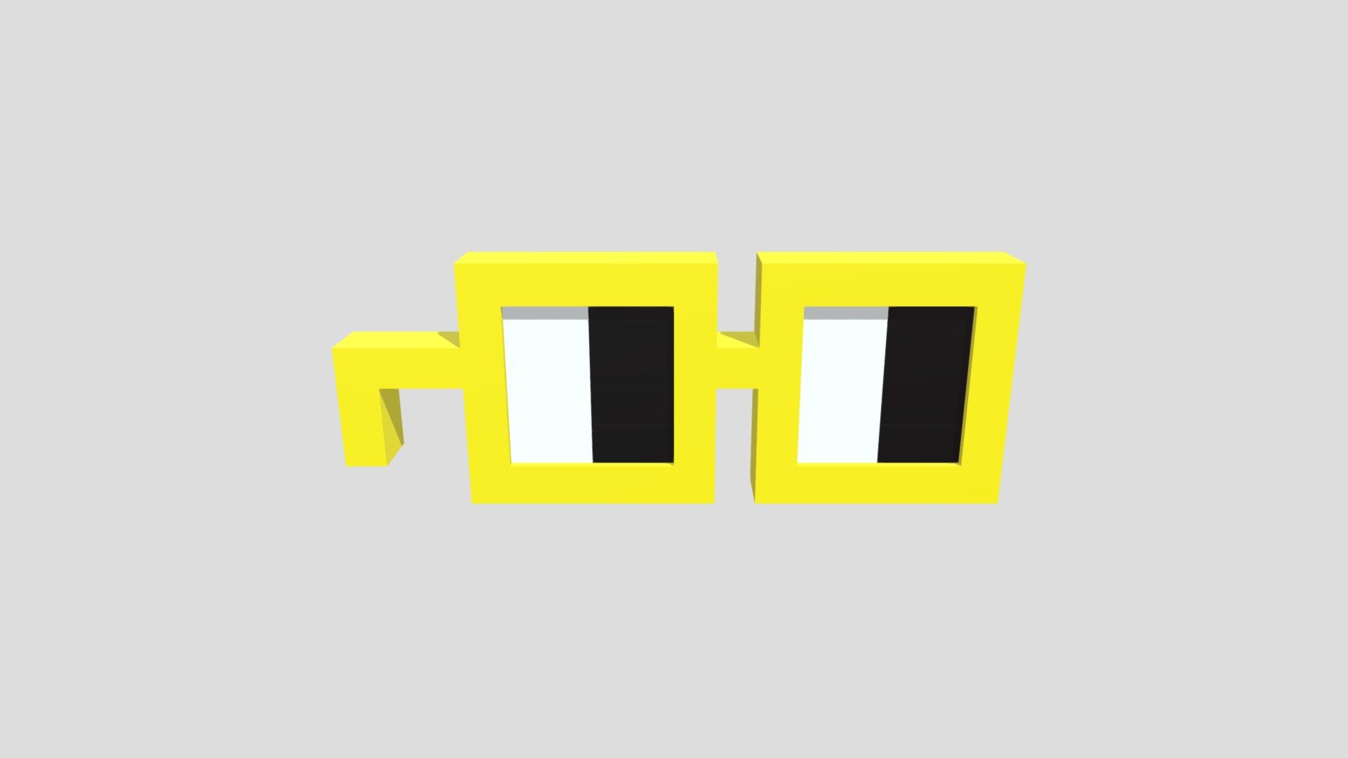 3D Glasses Yellow Saturated - Download Free 3D model by fattybuthappy ...