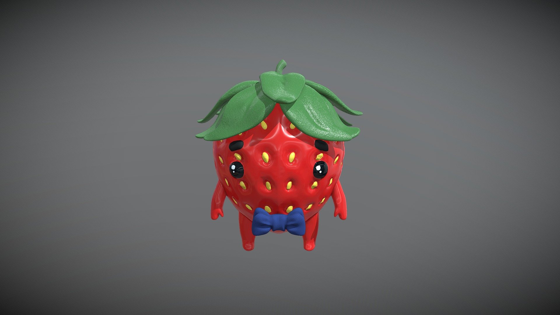 Mr. Strawberry - Download Free 3D model by annettem [f228094] - Sketchfab