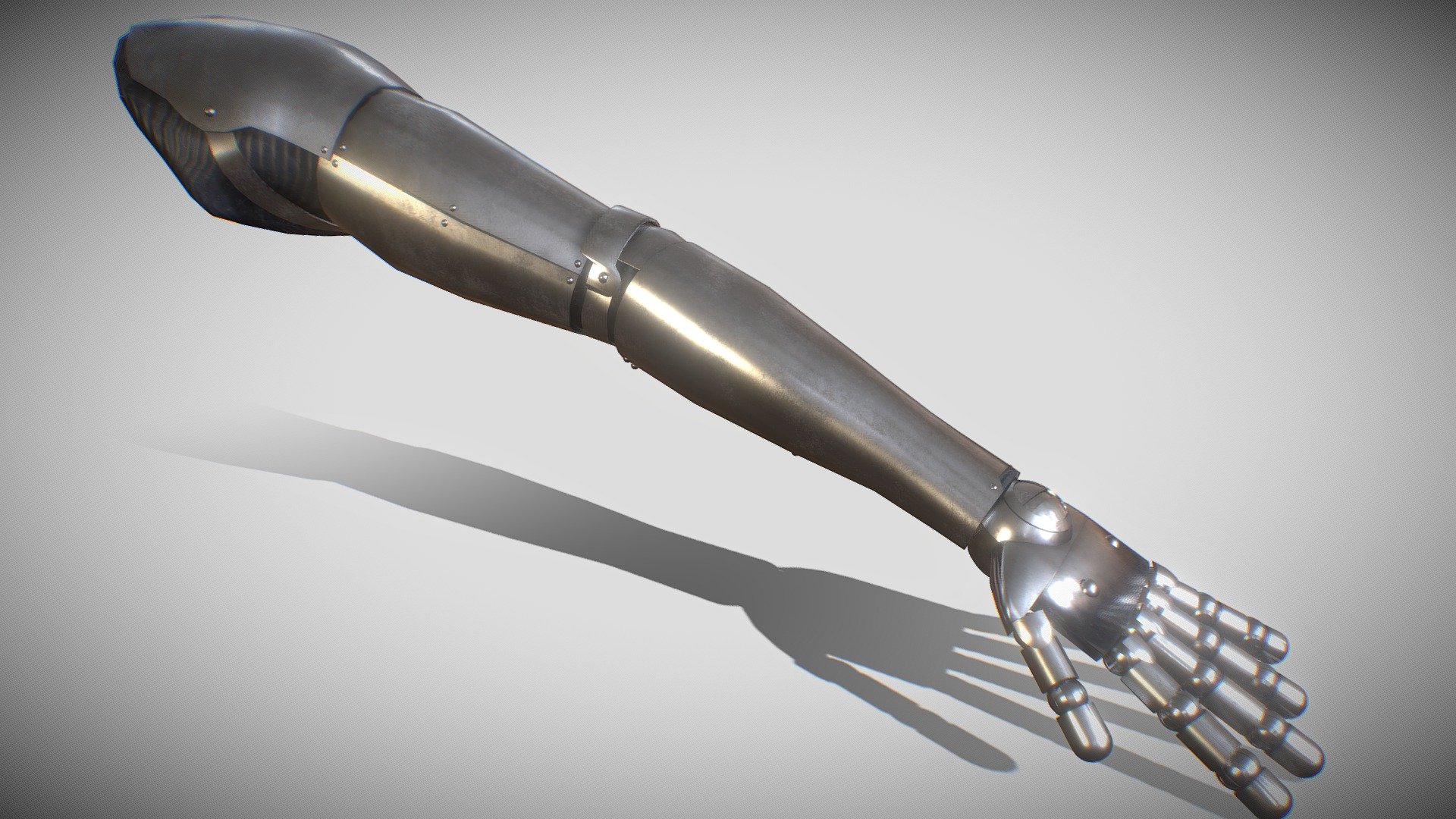Automail Prosthetic Arm - Transhumeral - Download Free 3D model by ...