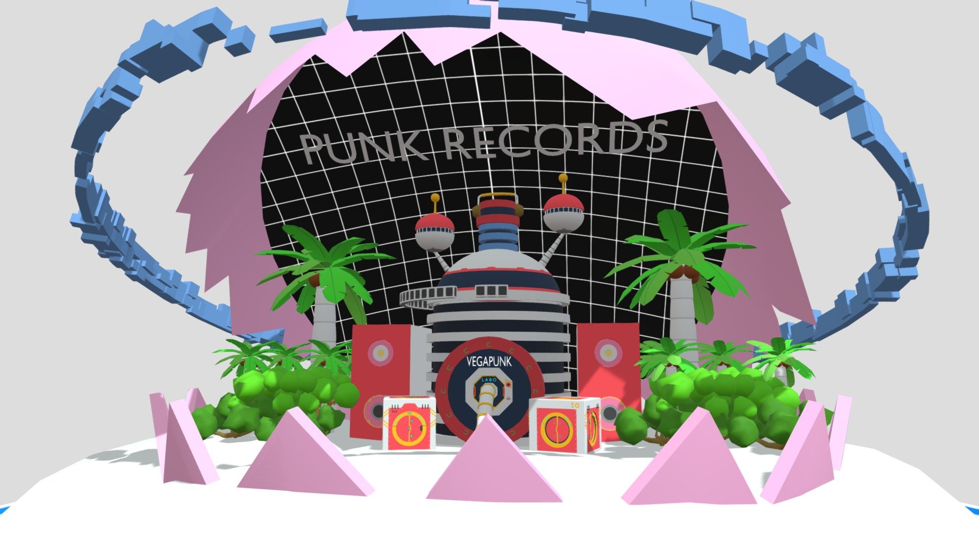 [One Piece] Egg Head Arc_ Punk Record - 3D model by angela3dstudio [f229107] - Sketchfab
