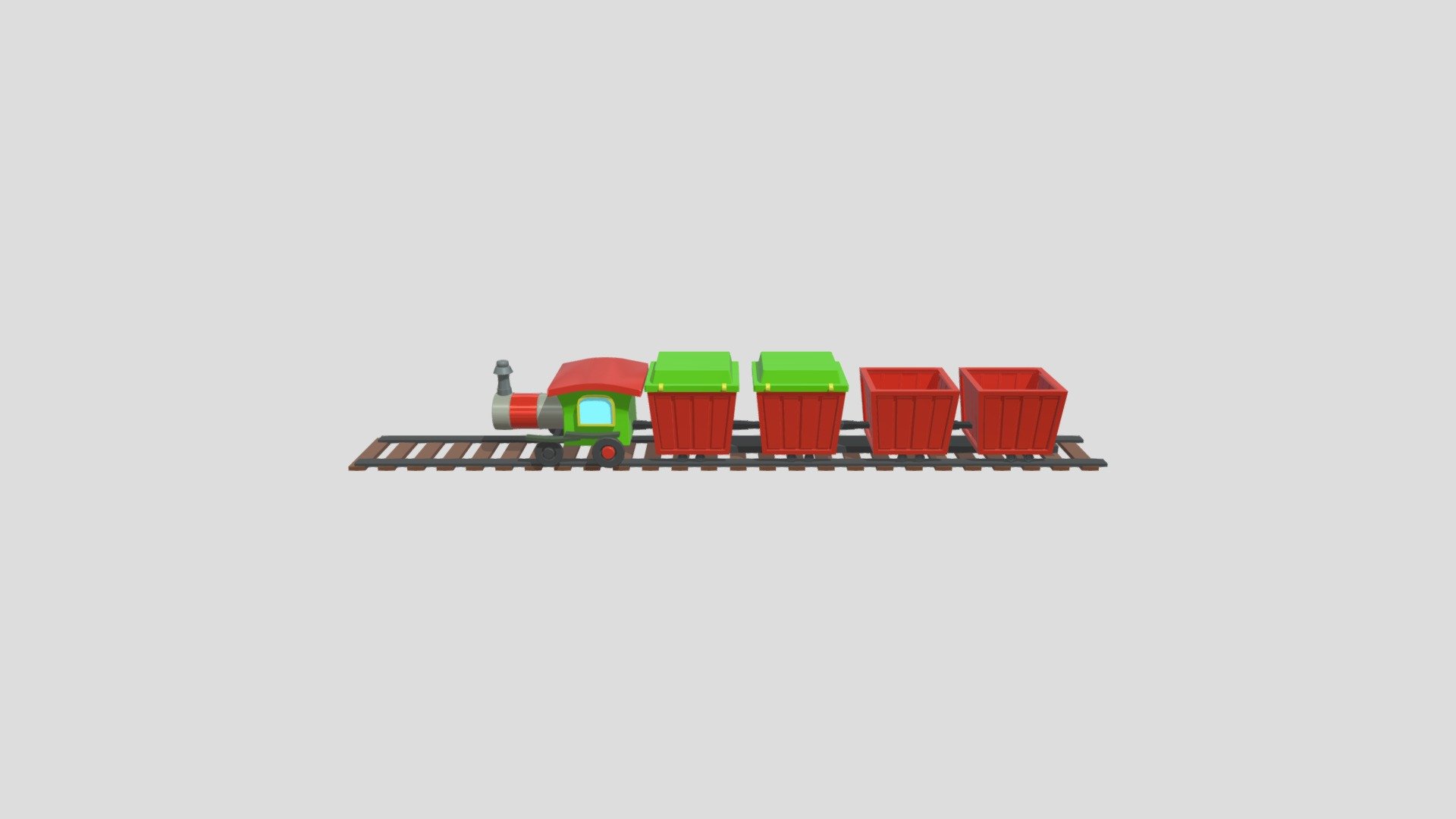 Stylized Train - Download Free 3D model by noors_art [f229880] - Sketchfab