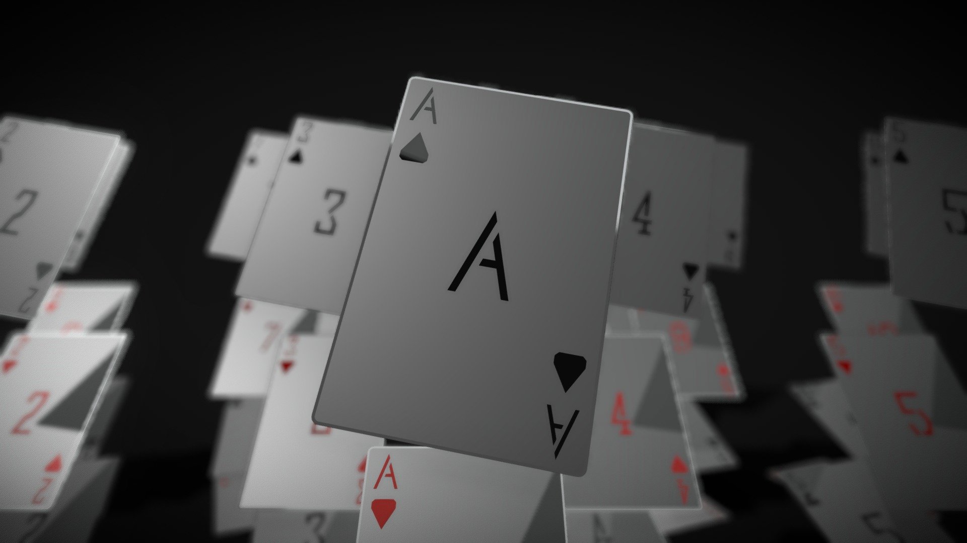 Playing cards - Buy Royalty Free 3D model by 5th Dimension (@5th ...