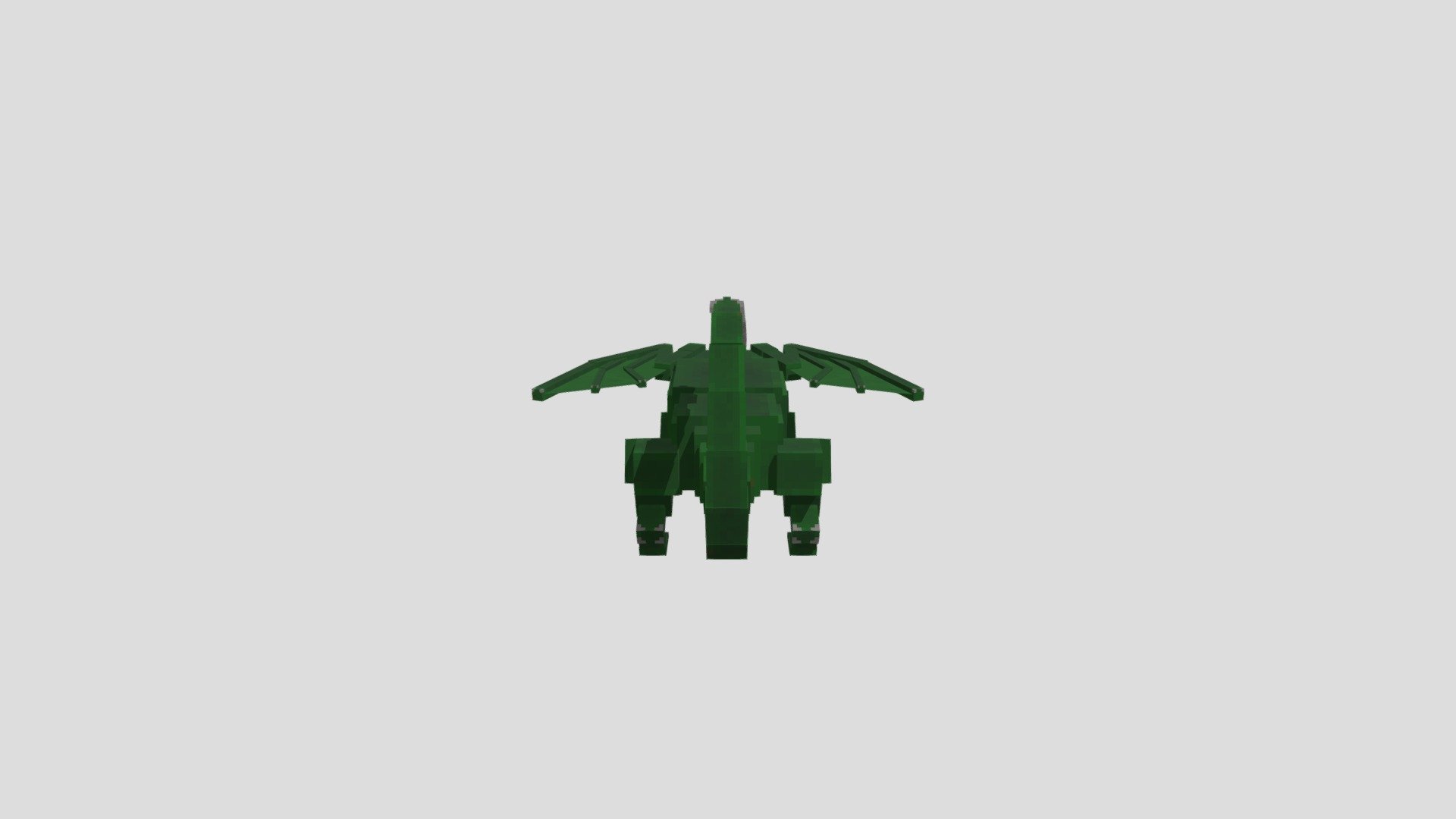 Green Dragon - 3D model by paradoxicalBeing [f22b199] - Sketchfab